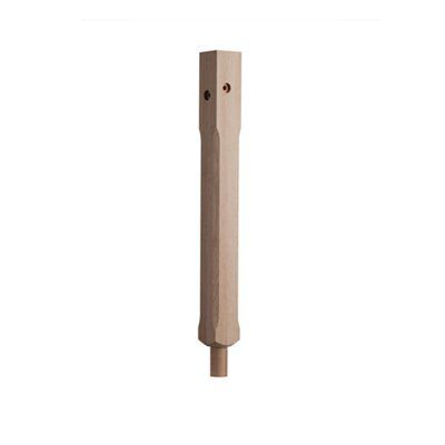 Cheshire Mouldings Oak Stop chamfer corner newel post Newel (H)90mm (W ...