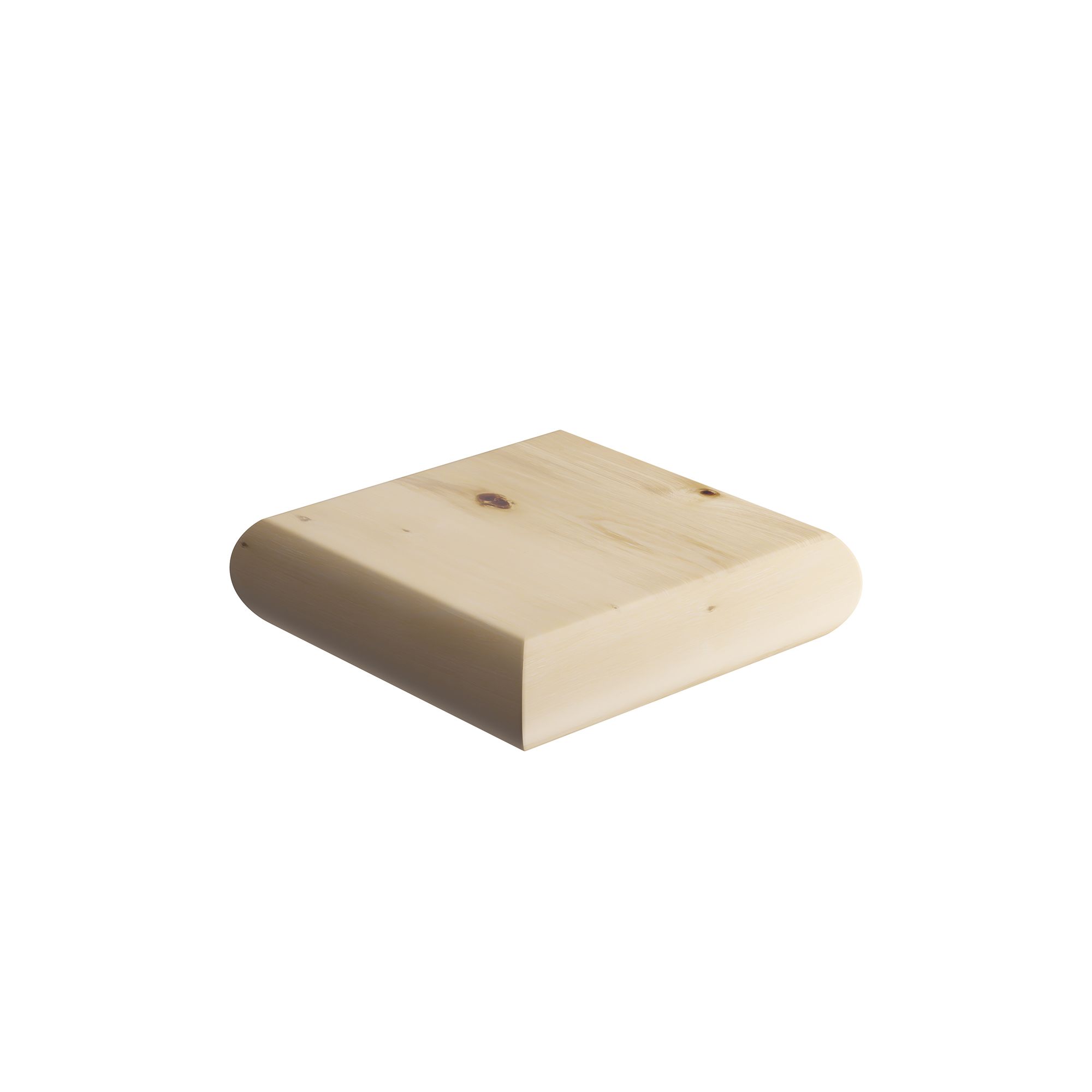 Cheshire Mouldings Square Unfinished Natural Pine Flat newel cap (L ...