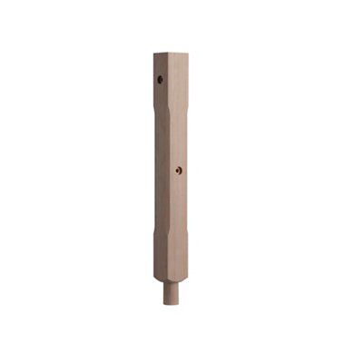Cheshire Mouldings Traditional Hemlock Stop chamfer intermediate newel ...