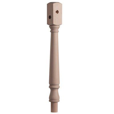 Cheshire Mouldings Traditional Hemlock Turned top newel post Newel (H ...