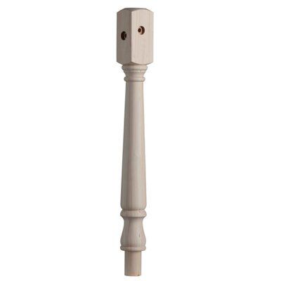 Cheshire Mouldings Traditional Pine Turned corner newel post Newel (H ...