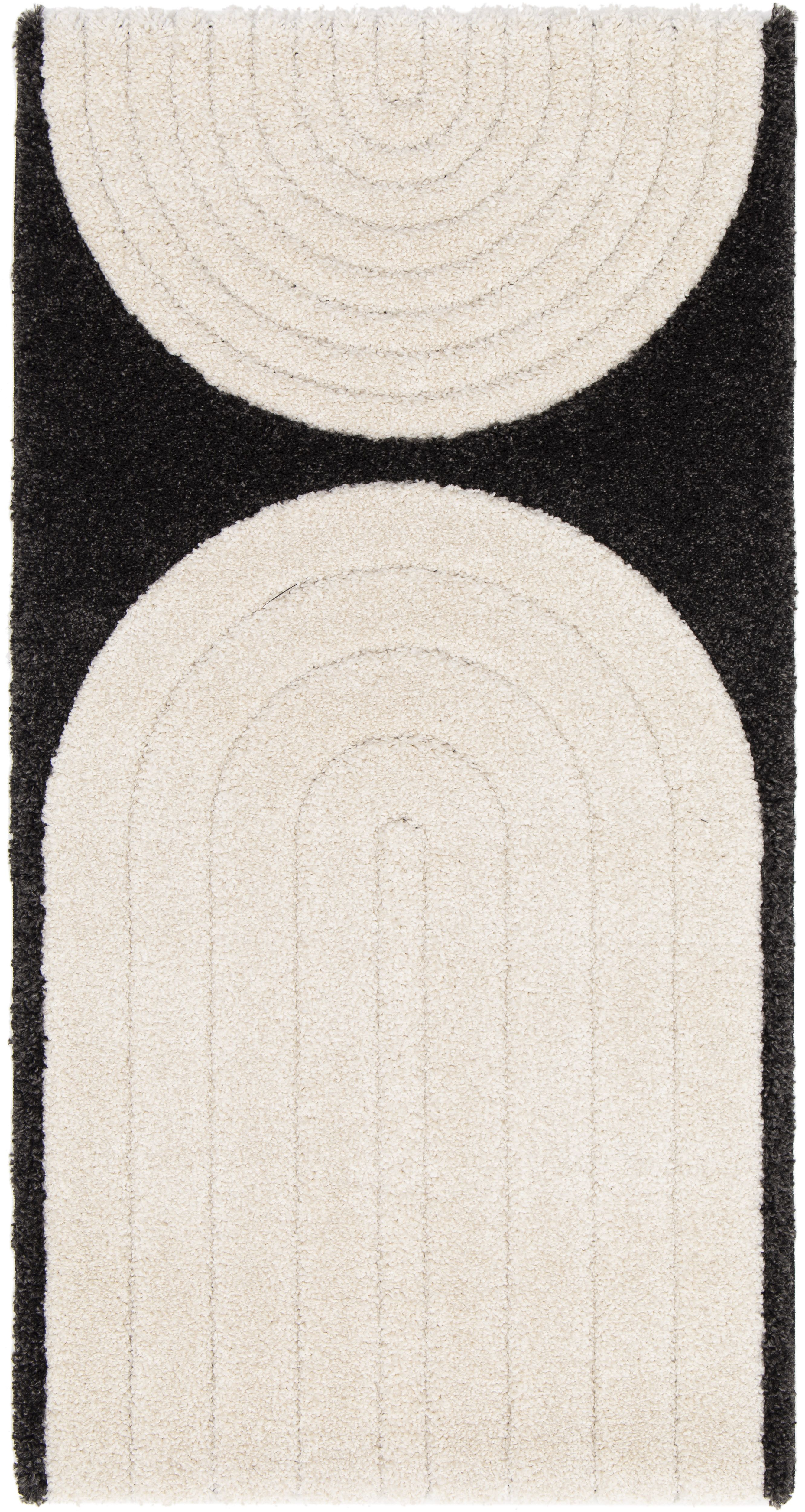 Chios Black Rug 150cmx80cm | DIY at B&Q