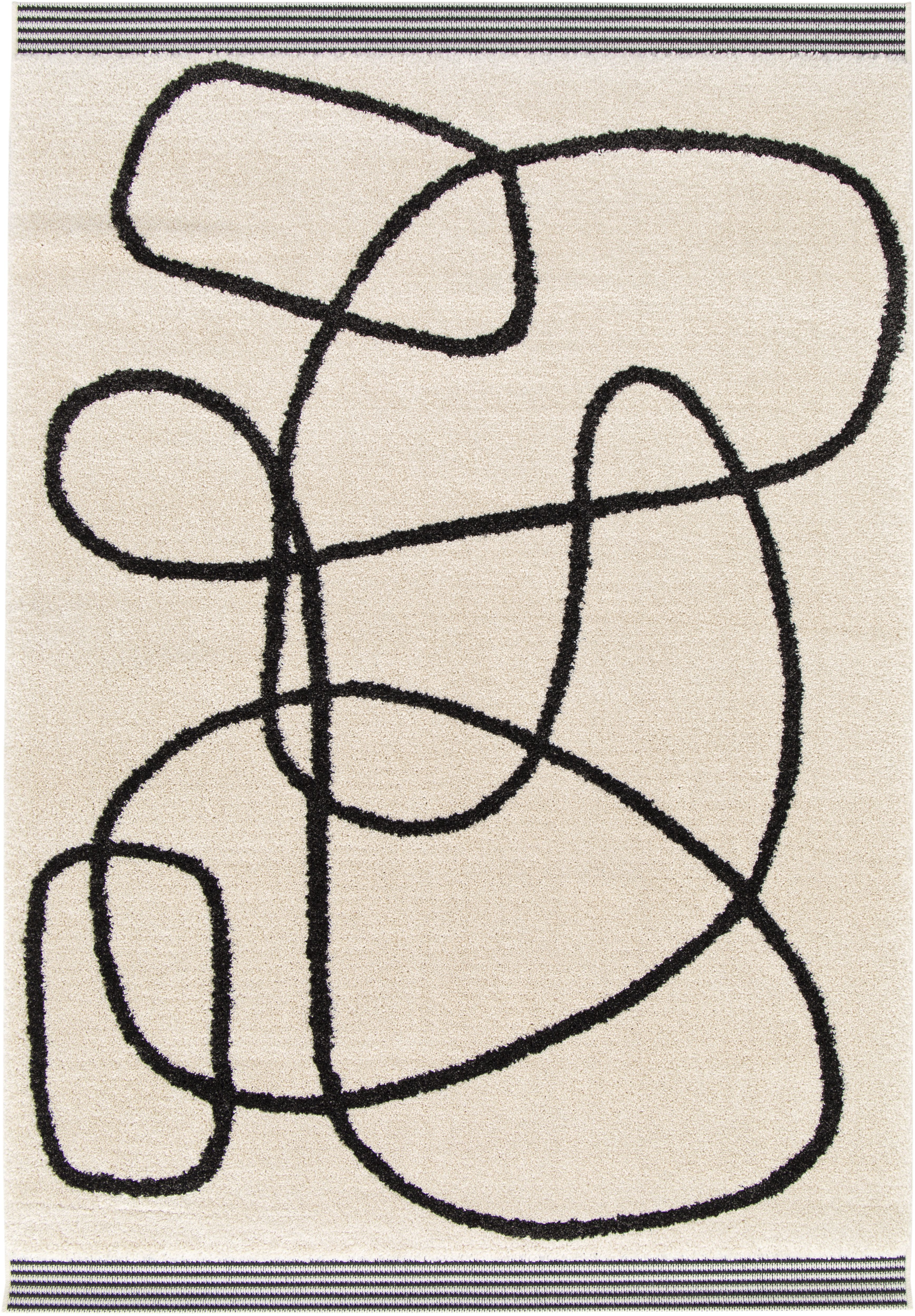 Chios White Rug 170cmx120cm at B&Q