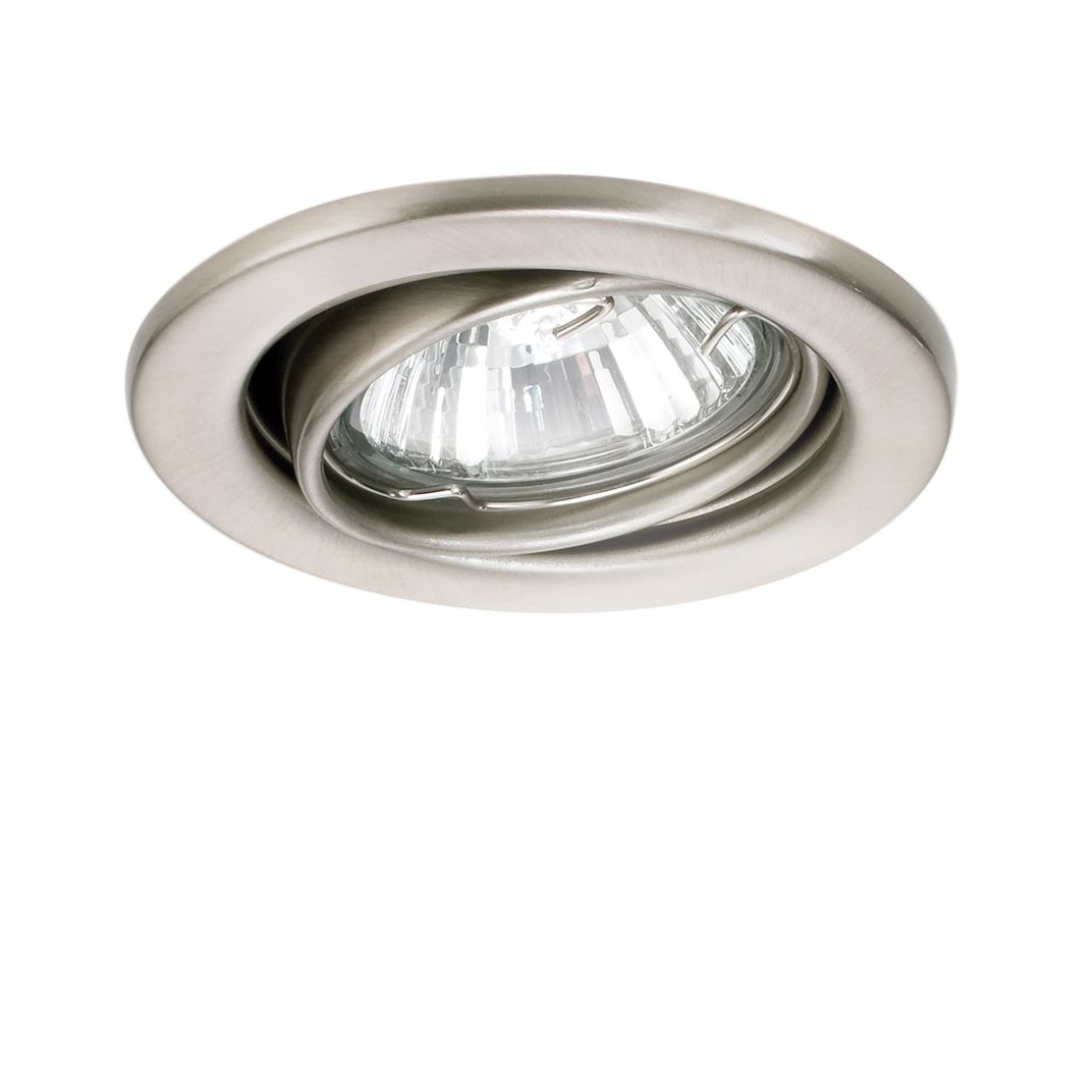 Chrome effect Adjustable Halogen Fire-rated Downlight 50W IP20
