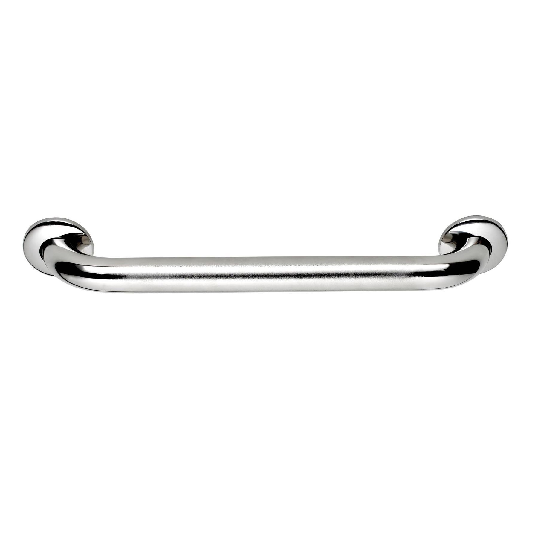Chrome effect Wall-mounted Grab rail (L)535mm