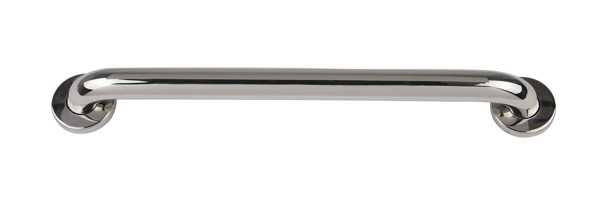 Chrome effect Wall-mounted Grab rail (L)687mm