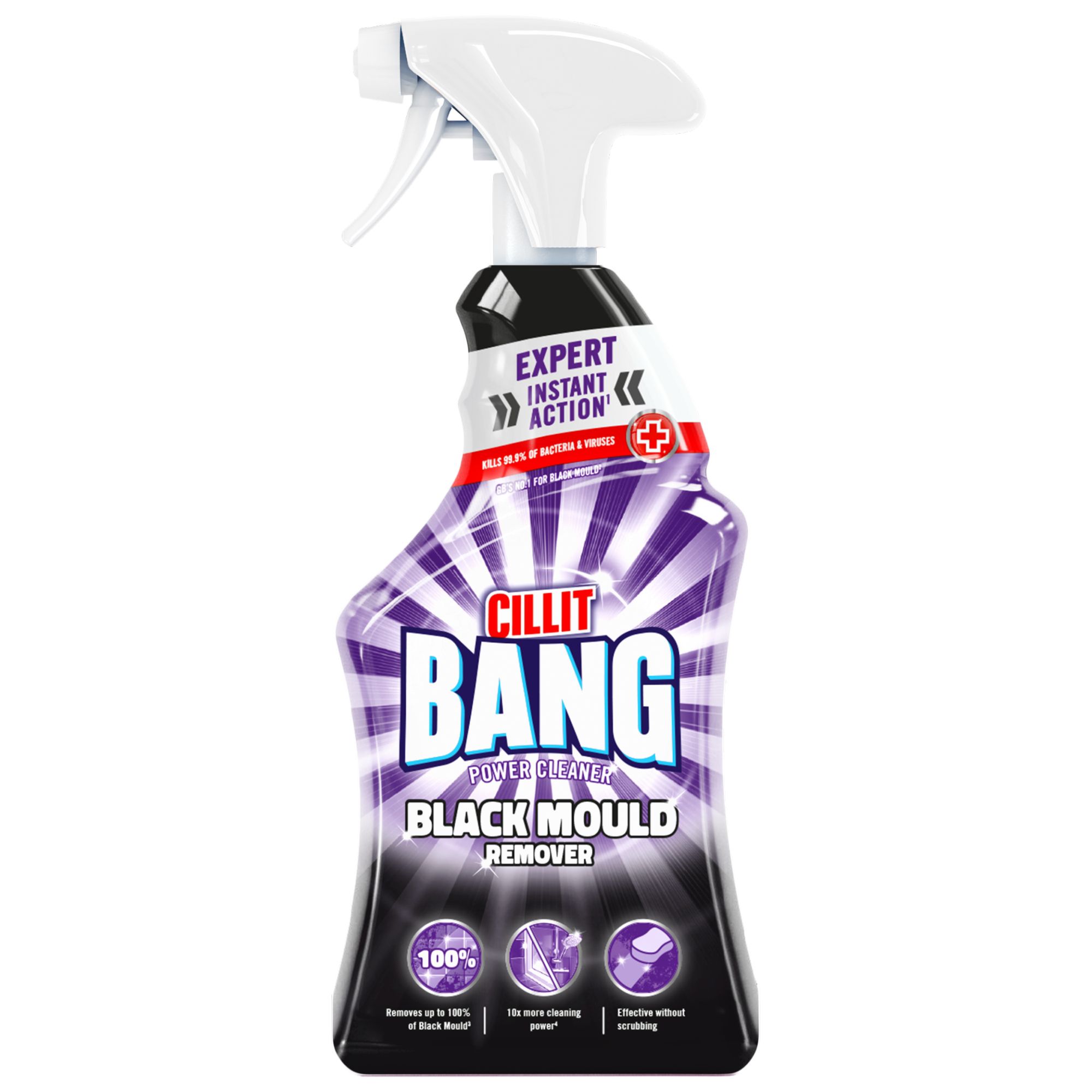Cillit Bang Interior Mould remover, 750ml Trigger spray bottle