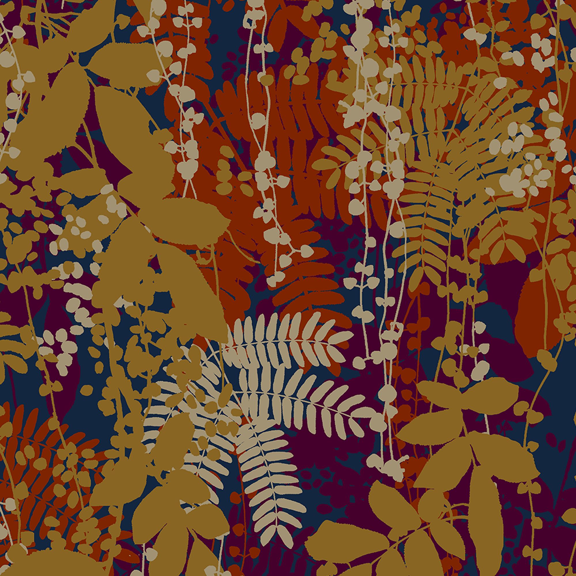 Clarissa Hulse Canopy Autumn Smooth Wallpaper Sample