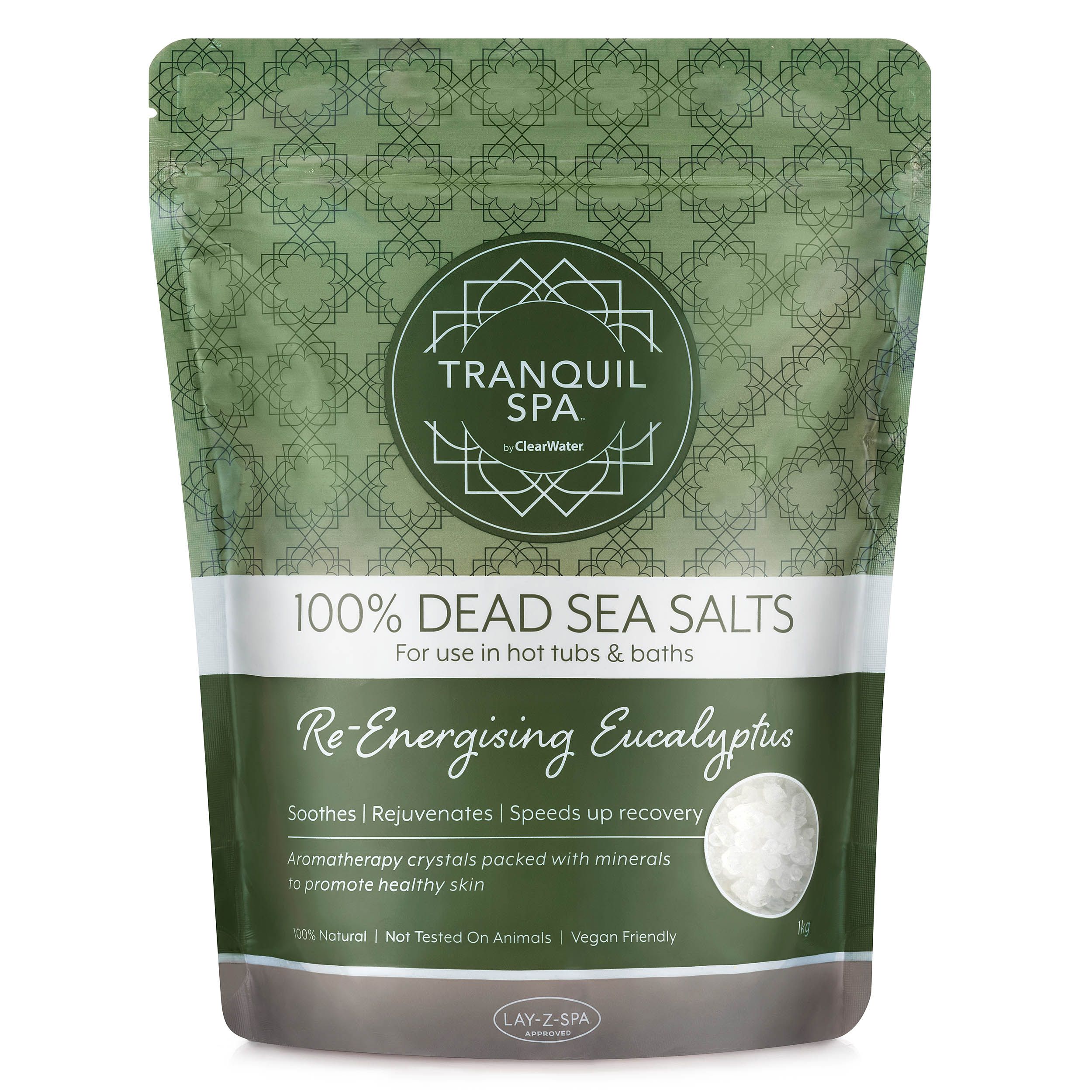 Clearwater Tranquil Spa Dead sea salts Energising Eucalyptus ...