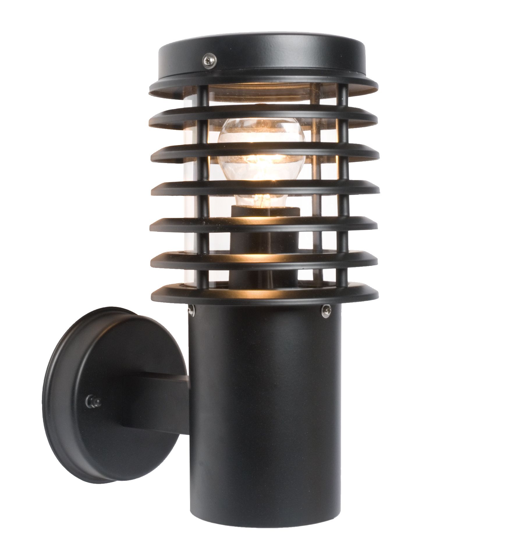Clipper Black Outdoor Wall light | DIY at B&Q