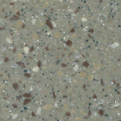 Coffee Brown Stone effect Earthstone Worktop with sink & drainer (L)1800mm