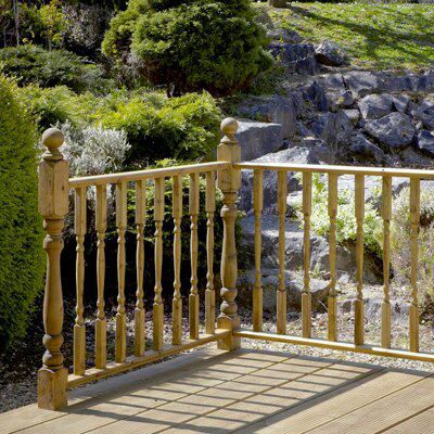 Colonial Softwood Deck spindle (H)810m (W)32mm (T)32mm | DIY at B&Q