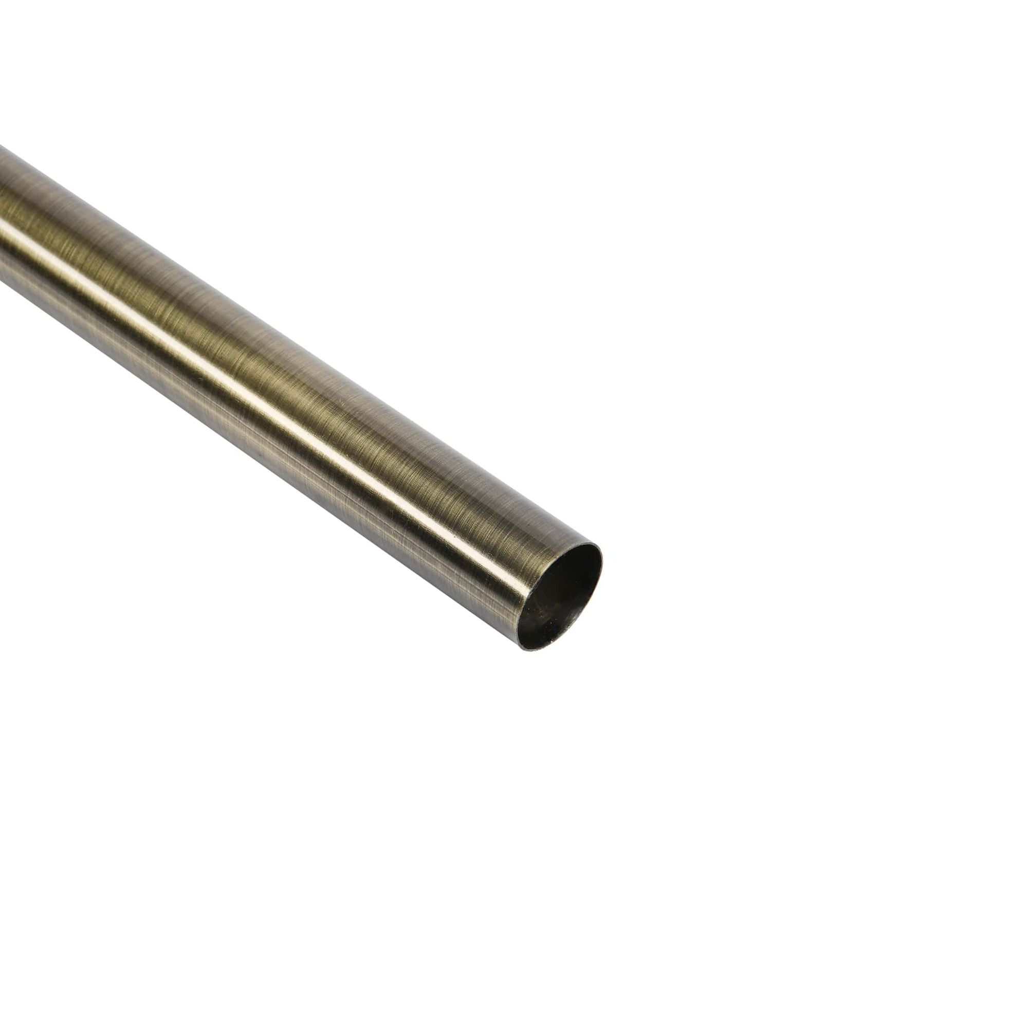 Colorail Antique brass effect Steel Round Tube, (L)1.83m (Dia)25mm (T)0.5mm