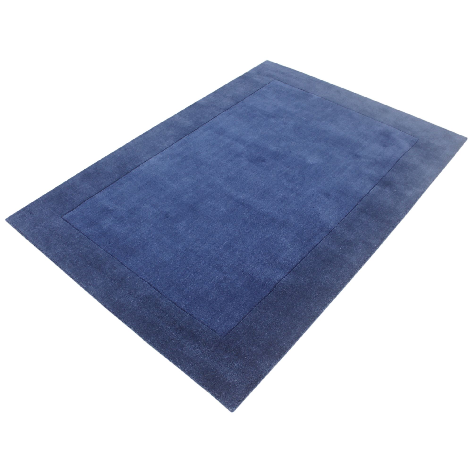 Colour block Navy Block Medium Rug, (L)170cm x (W)120cm | DIY at B&Q