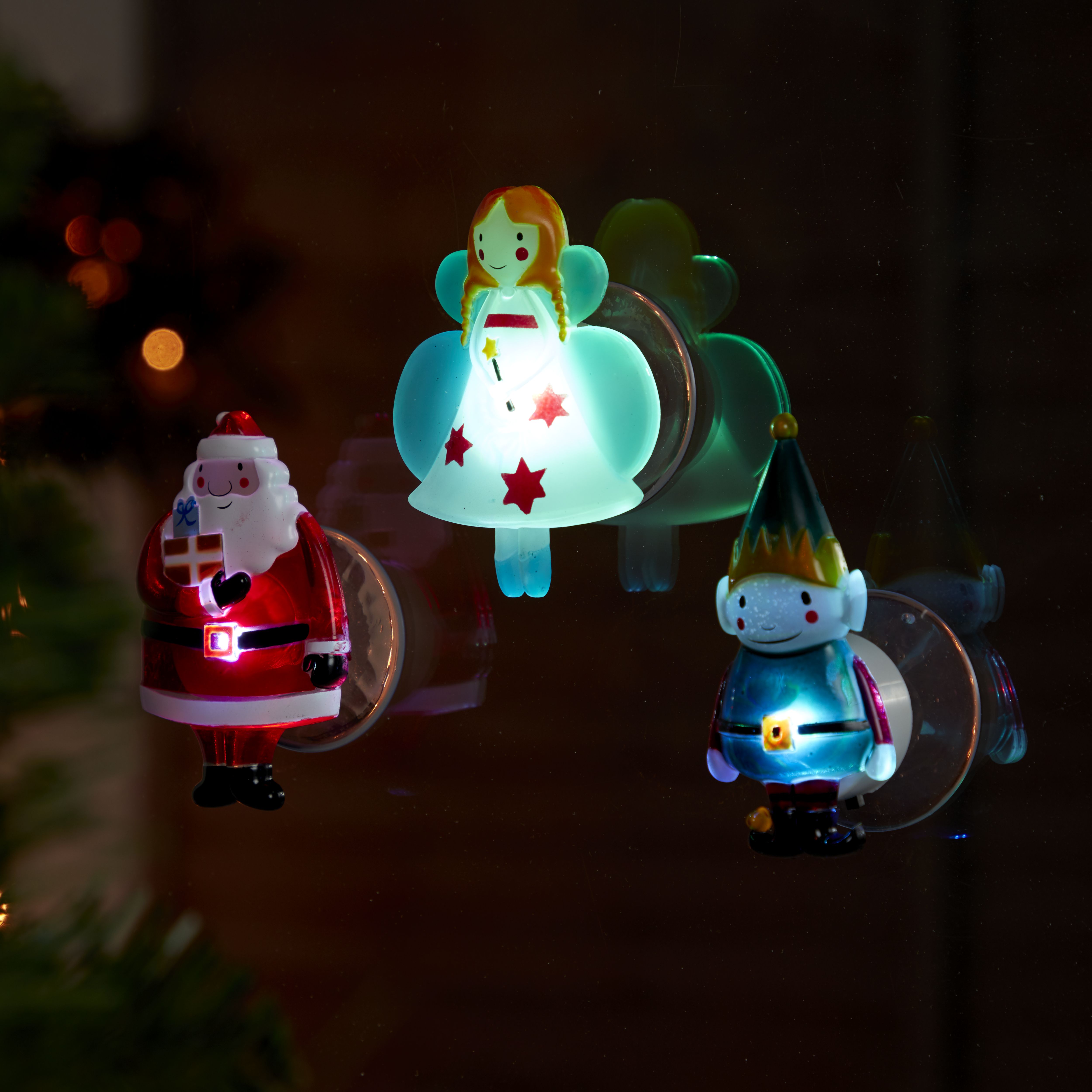 Colour changing Multicolour Elf window sucker Suction cup