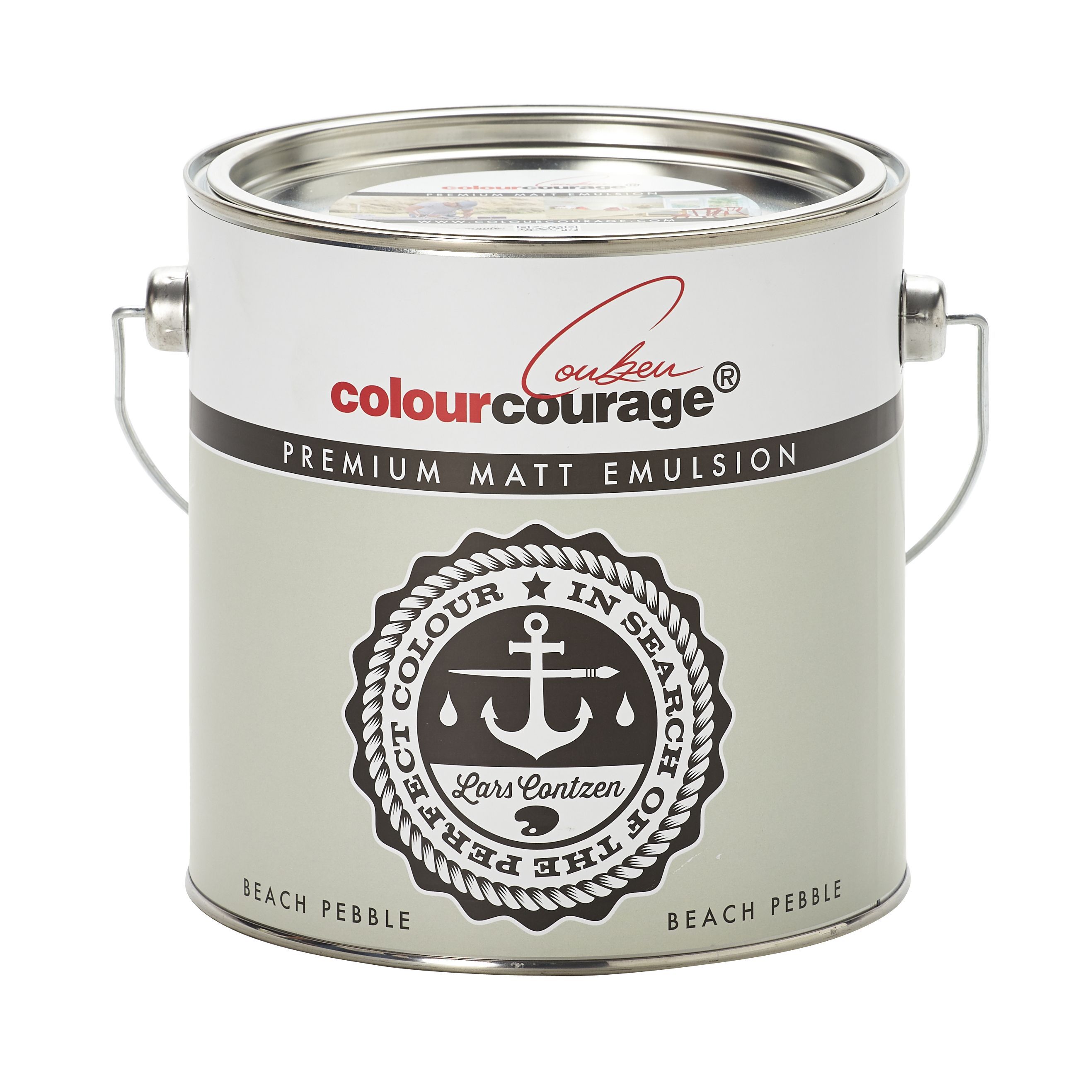 colourcourage Beach pebble Matt Emulsion paint 2.5 | DIY at B&Q