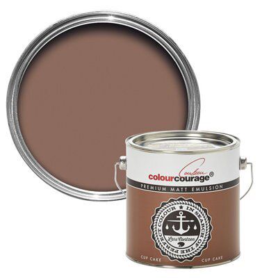 colourcourage Cup cake Matt Emulsion paint, 2.5L | DIY at B&Q