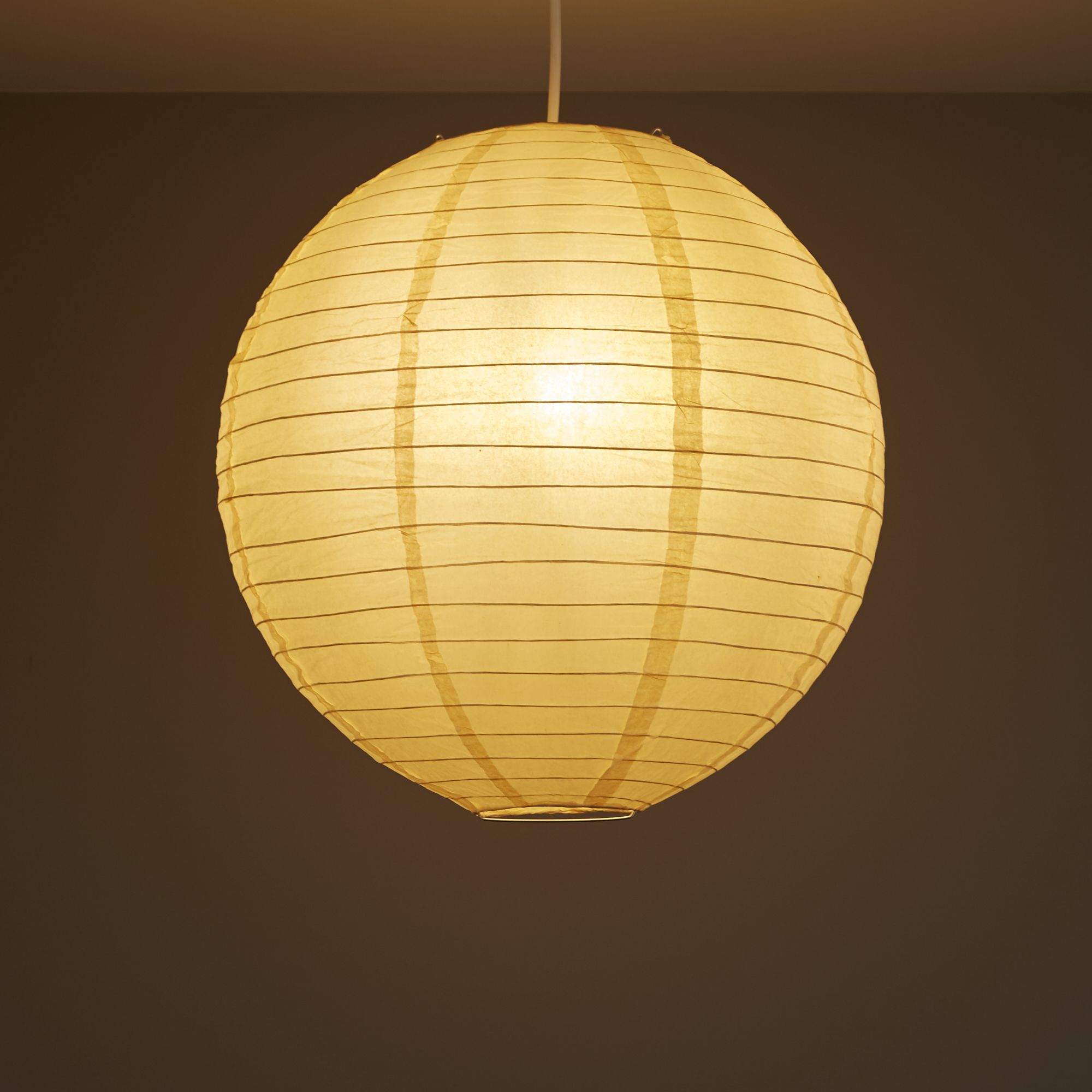 Colours Abiola Apricot Ball Light shade (D)40cm | DIY at B&Q