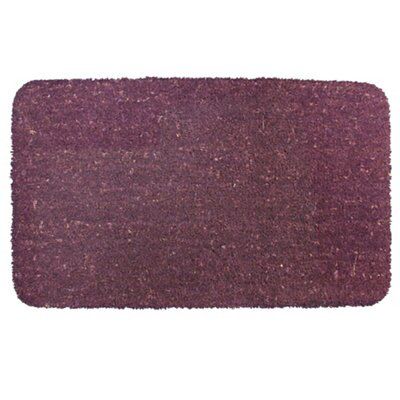 Colours Aubrey Purple Door mat, 75cm x 45cm | DIY at B&Q