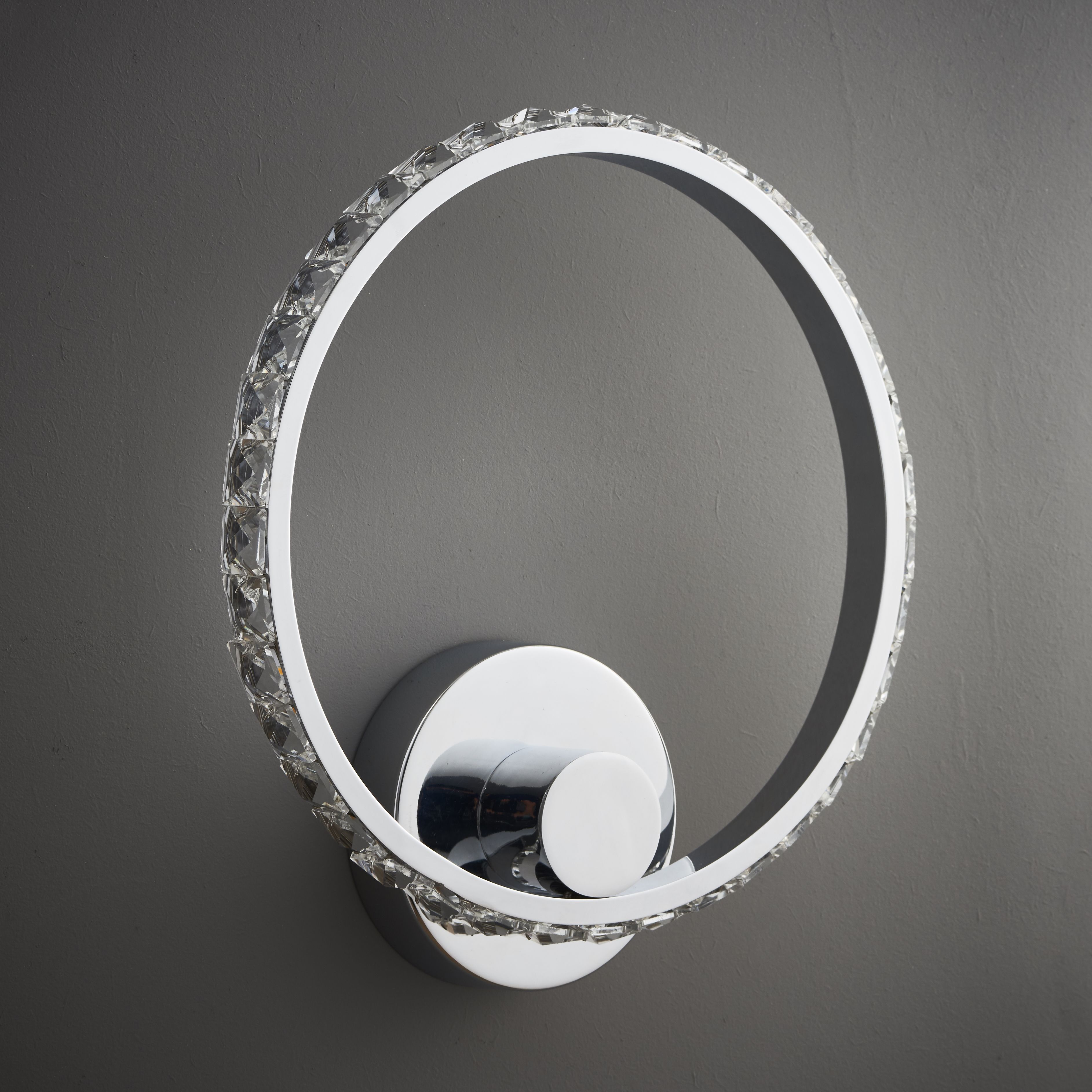 Colours Aura chrome effect LED Wall light