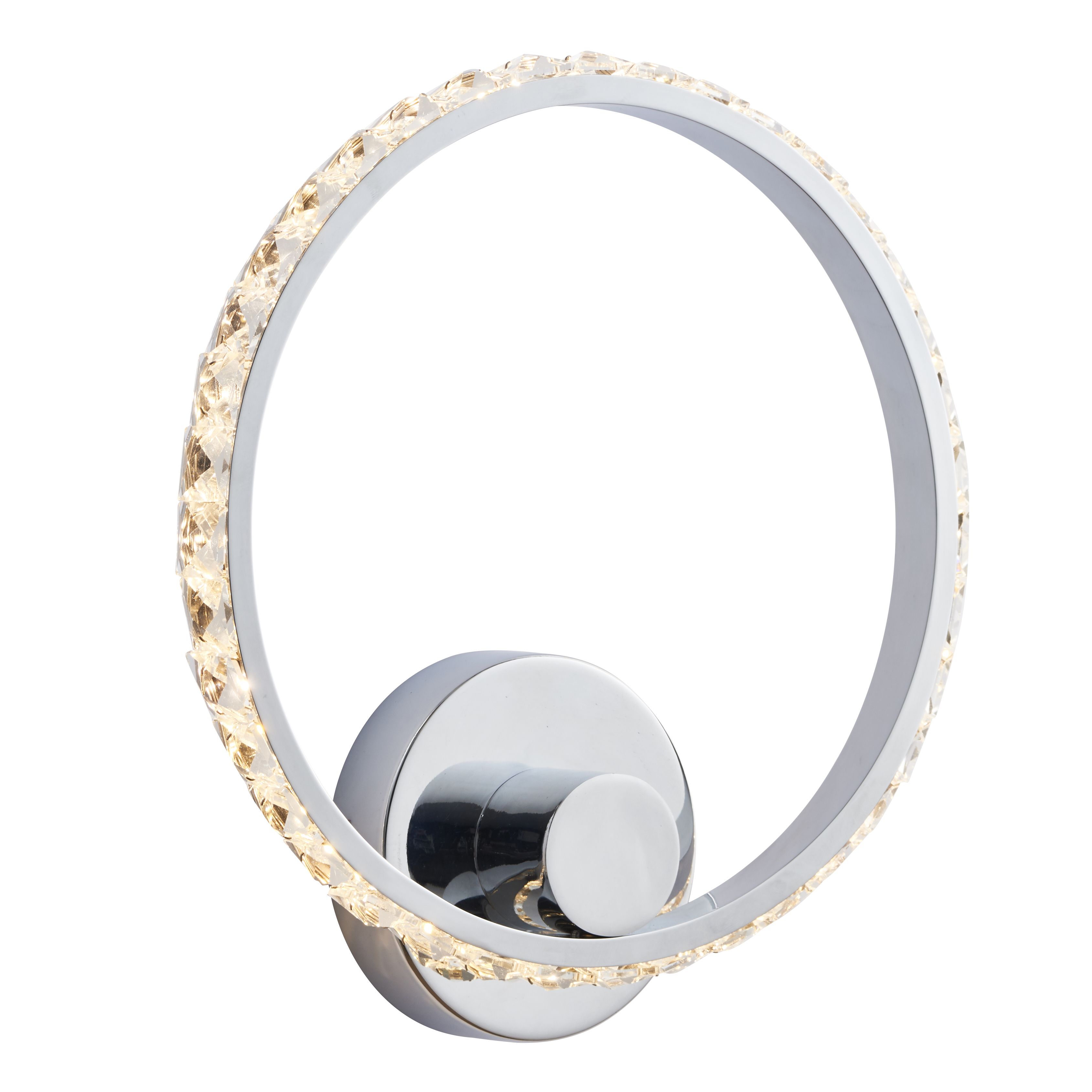 Colours Aura chrome effect LED Wall light