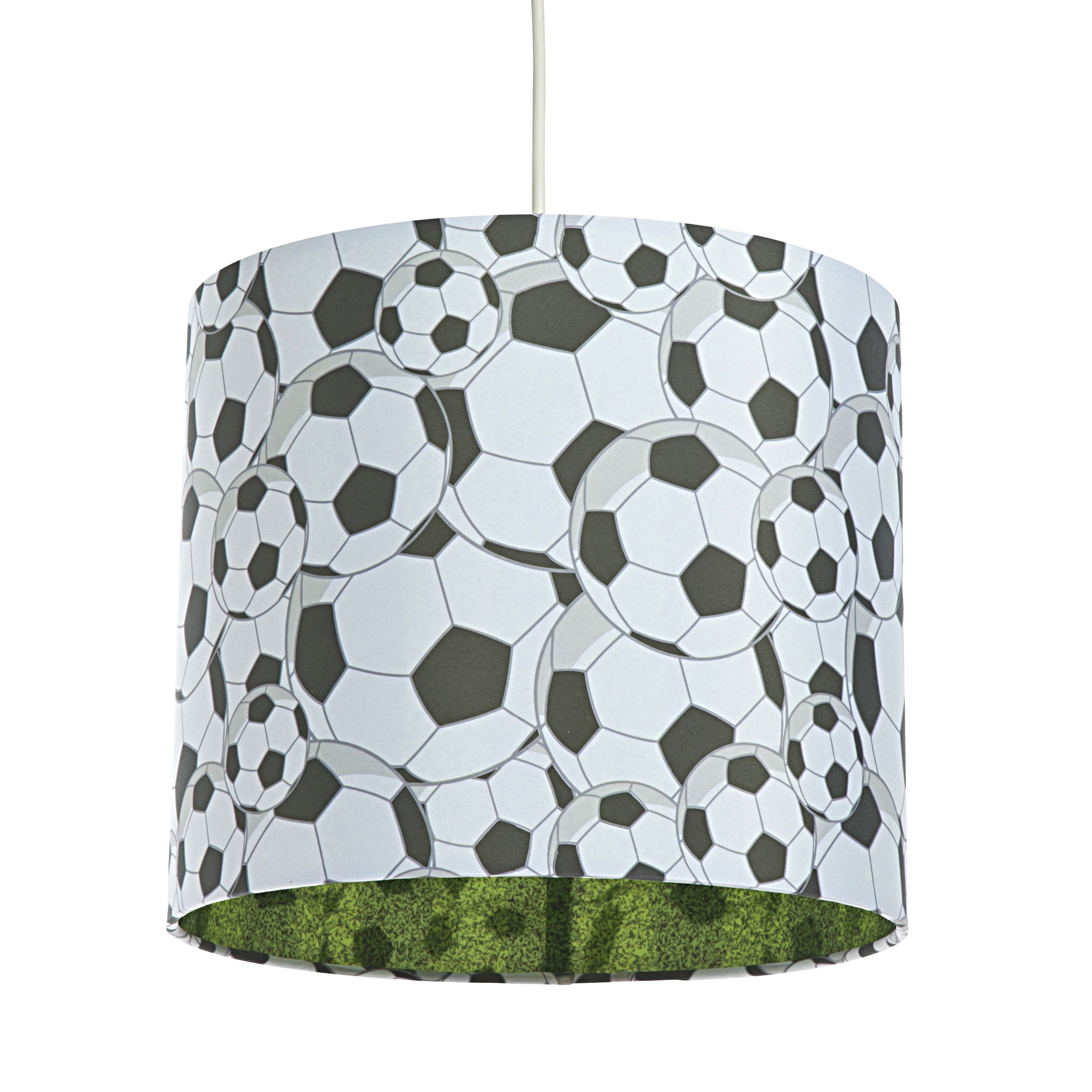 Colours Black & white Football Light shade (D)25cm