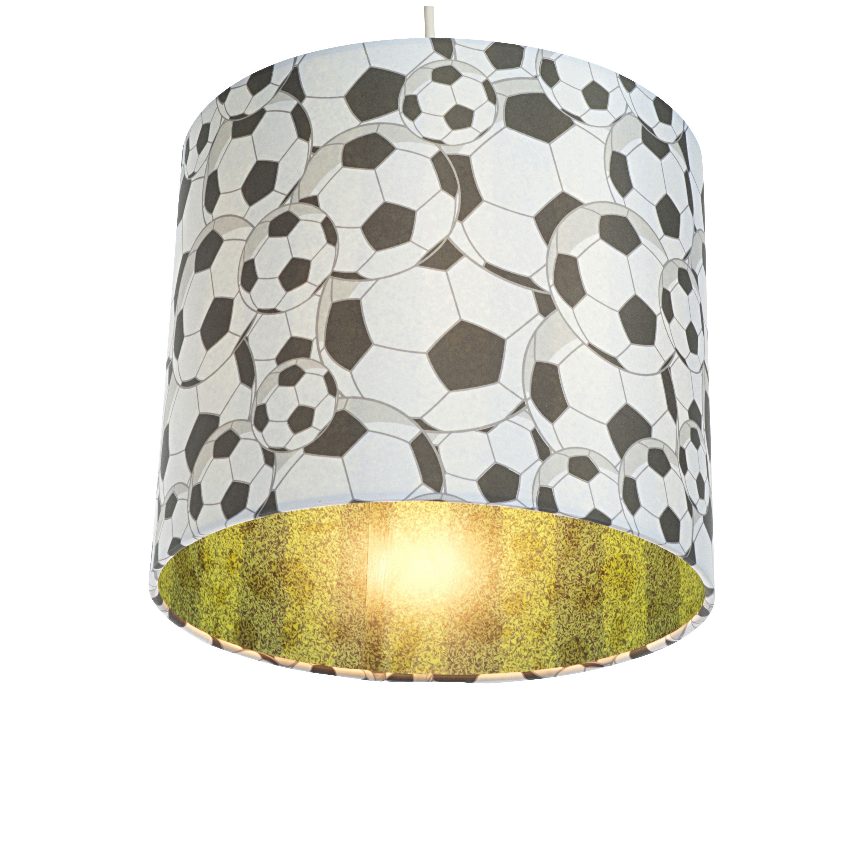 Colours Black & white Football Light shade (D)25cm