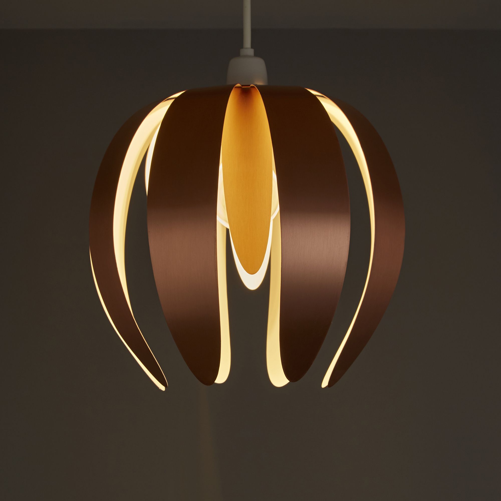 Colours Canna Copper effect Light shade (D)27cm