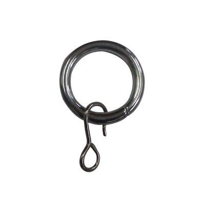 Colours Chrome effect Curtain ring (Dia)18mm, Pack of 10 | DIY at B&Q