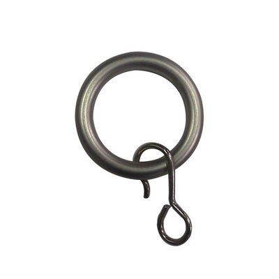 Colours Chrome effect Curtain ring (Dia)18mm, Pack of 10 | DIY at B&Q