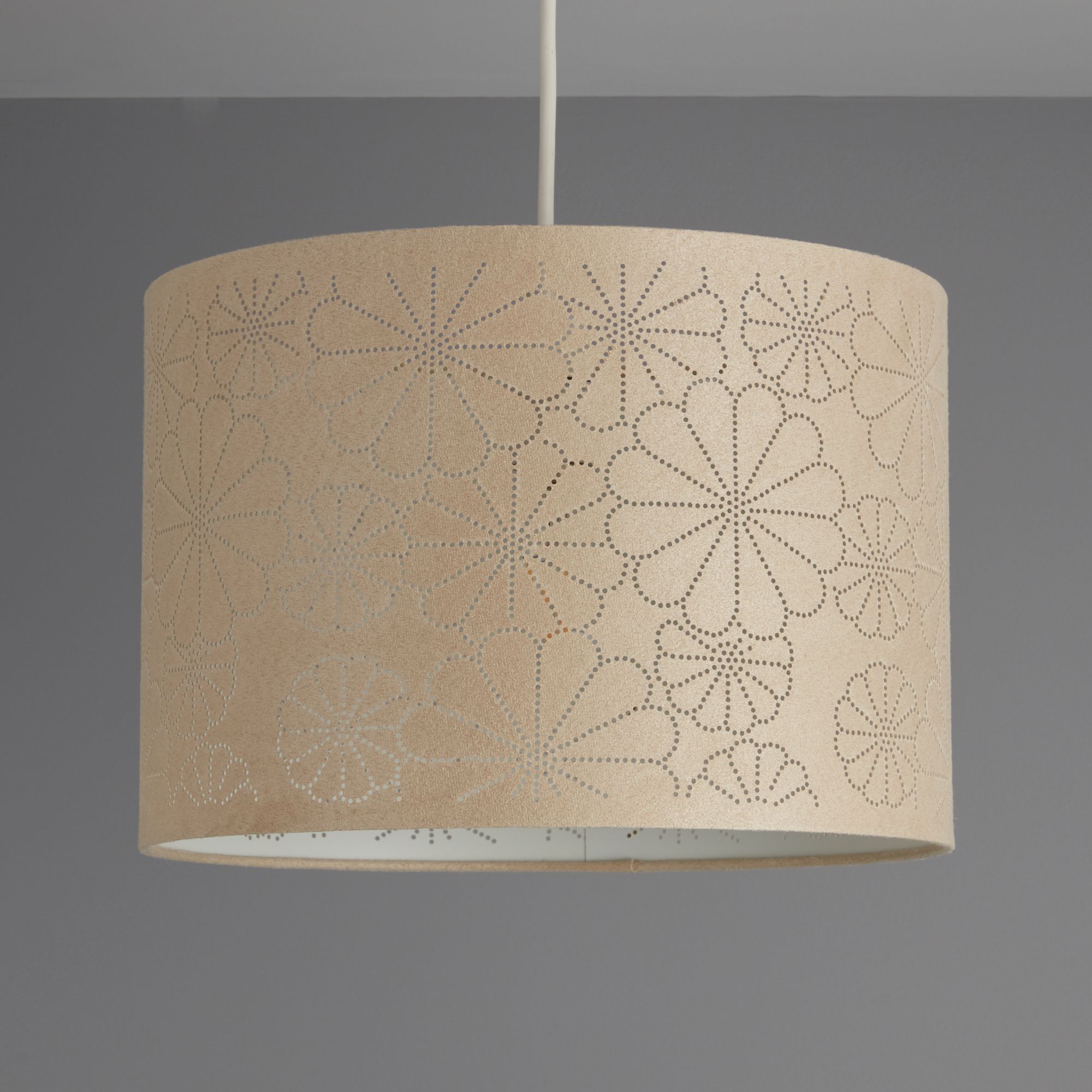 Colours Daisy Beige Laser cut Light shade (D)31cm