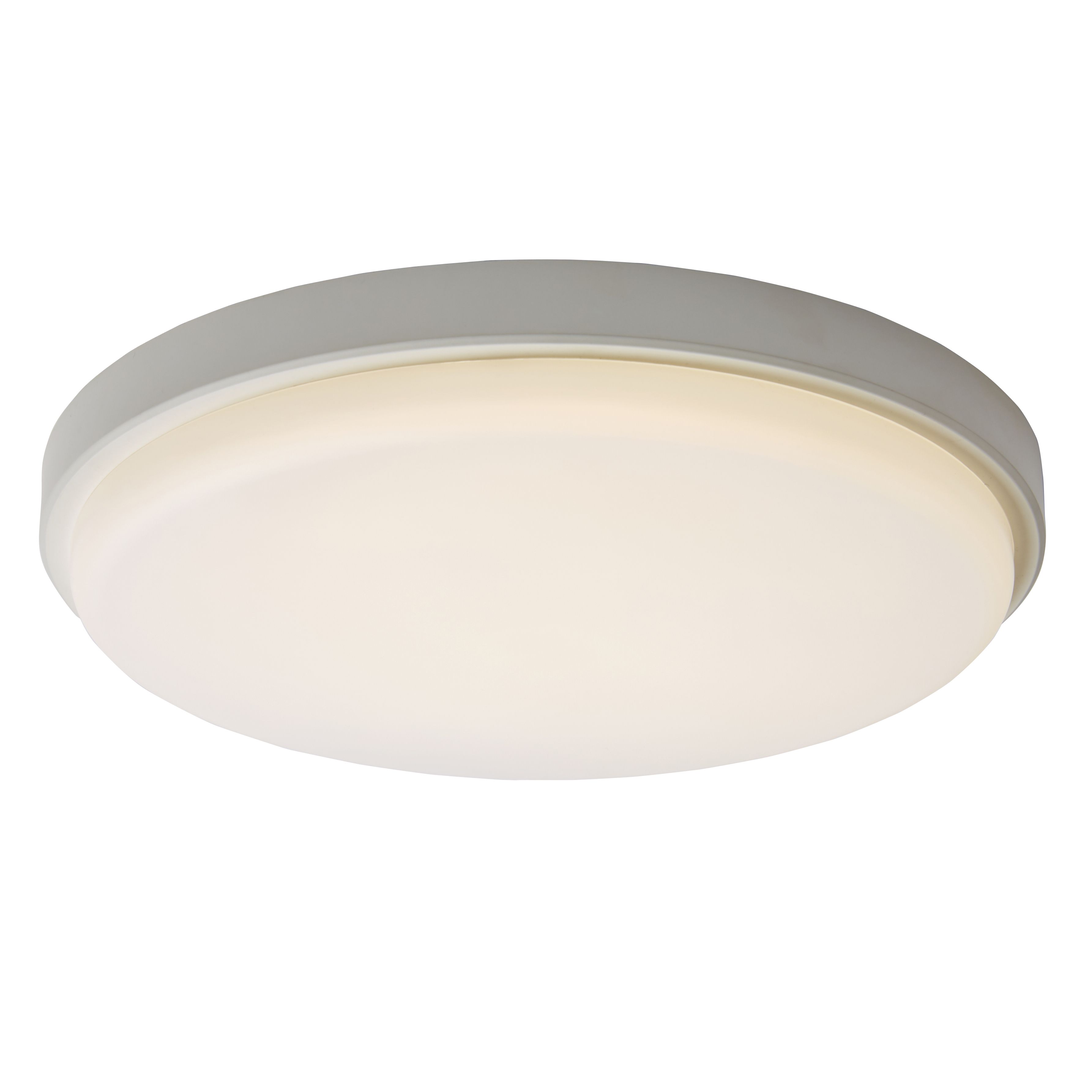 Colours Davenport LED Daylight Wired White Smart ceiling light, 35cm