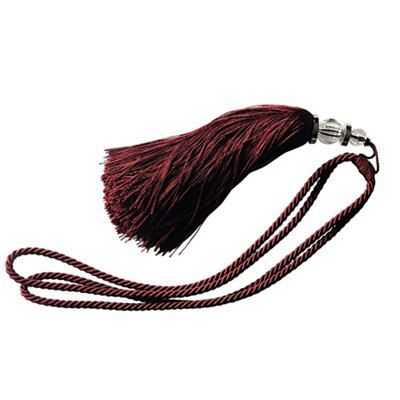 Colours Deasia Red Chrome detail Curtain tie