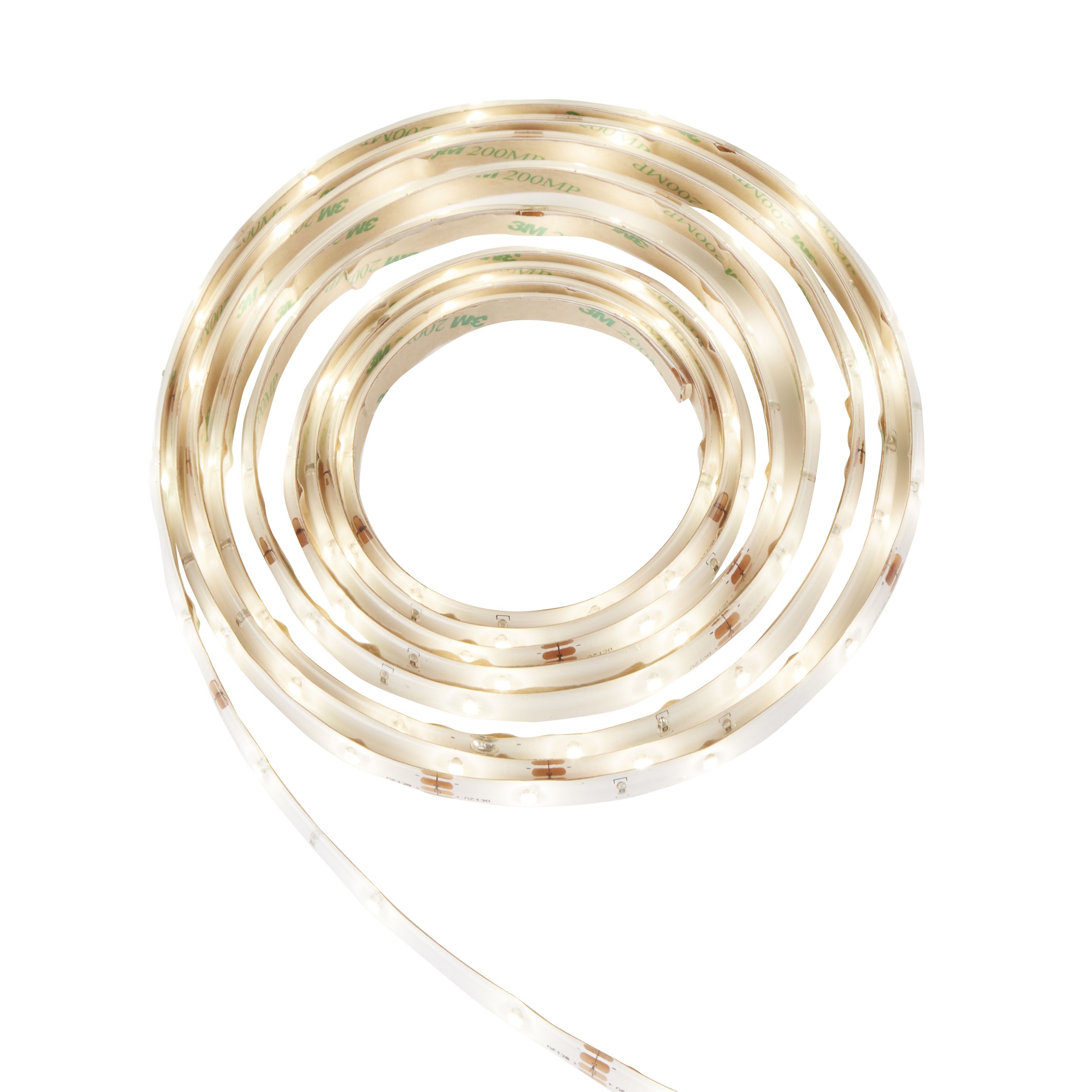 Colours Driggs Mains-powered White LED Strip light starter kit IP20 ...