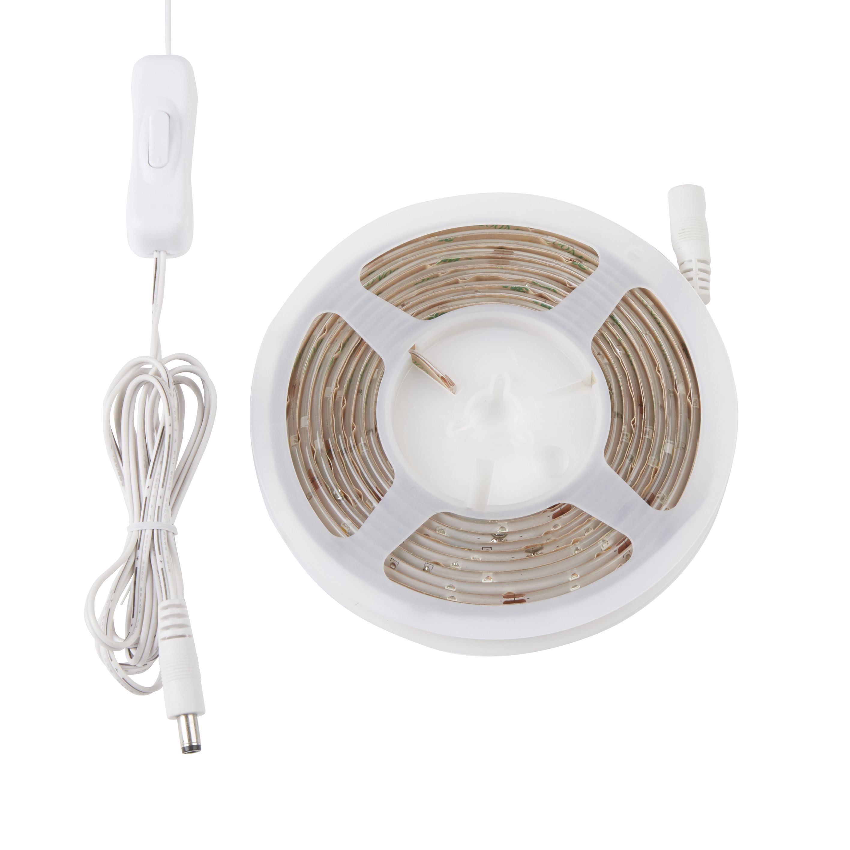 Colours Driggs Mains-powered White LED Strip light starter kit IP20 ...