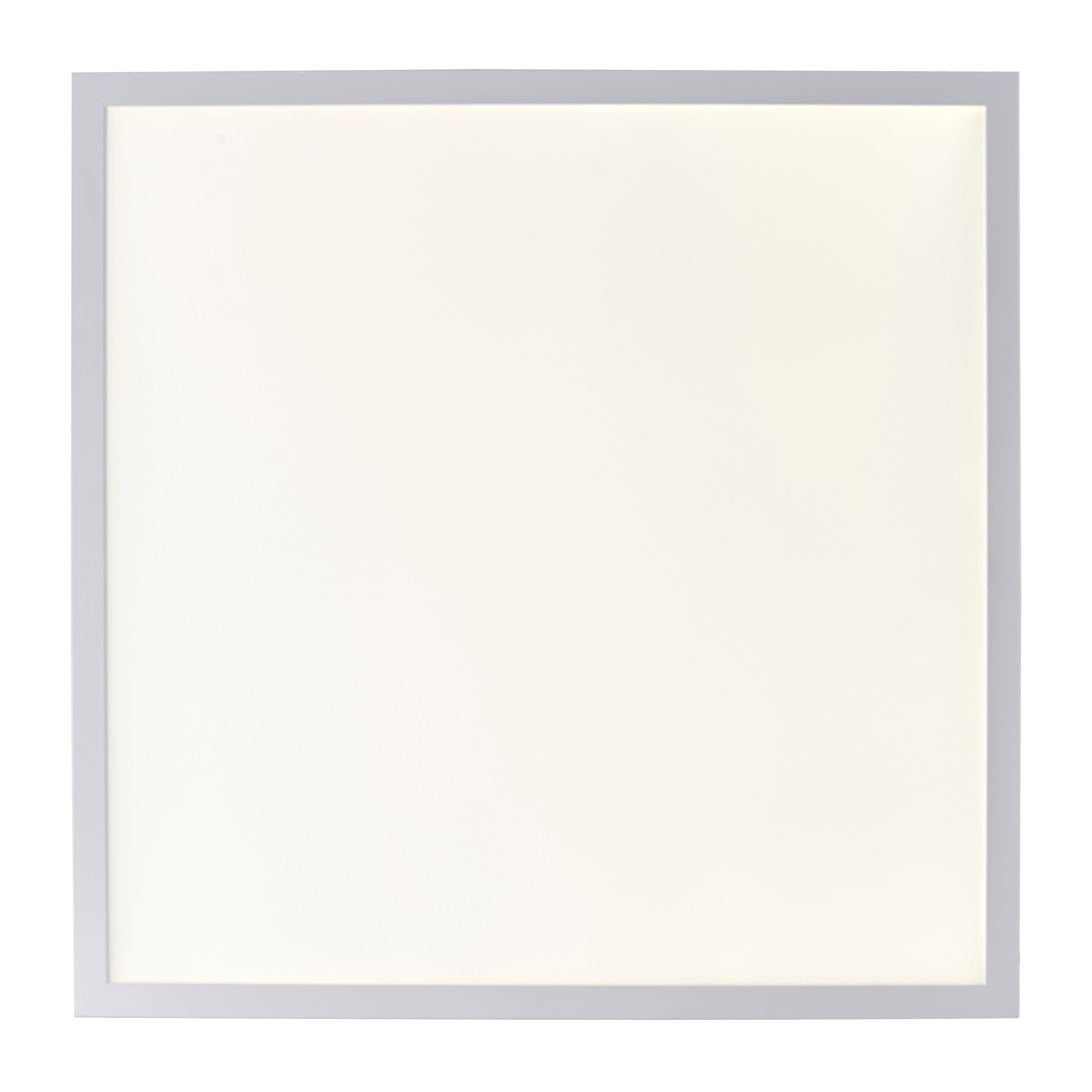 Colours Enderby White Square White LED Light panel (L)600mm | DIY at B&Q