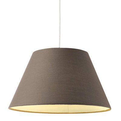 Colours Eos Pepper Tapered Light shade (D)305mm | DIY at B&Q