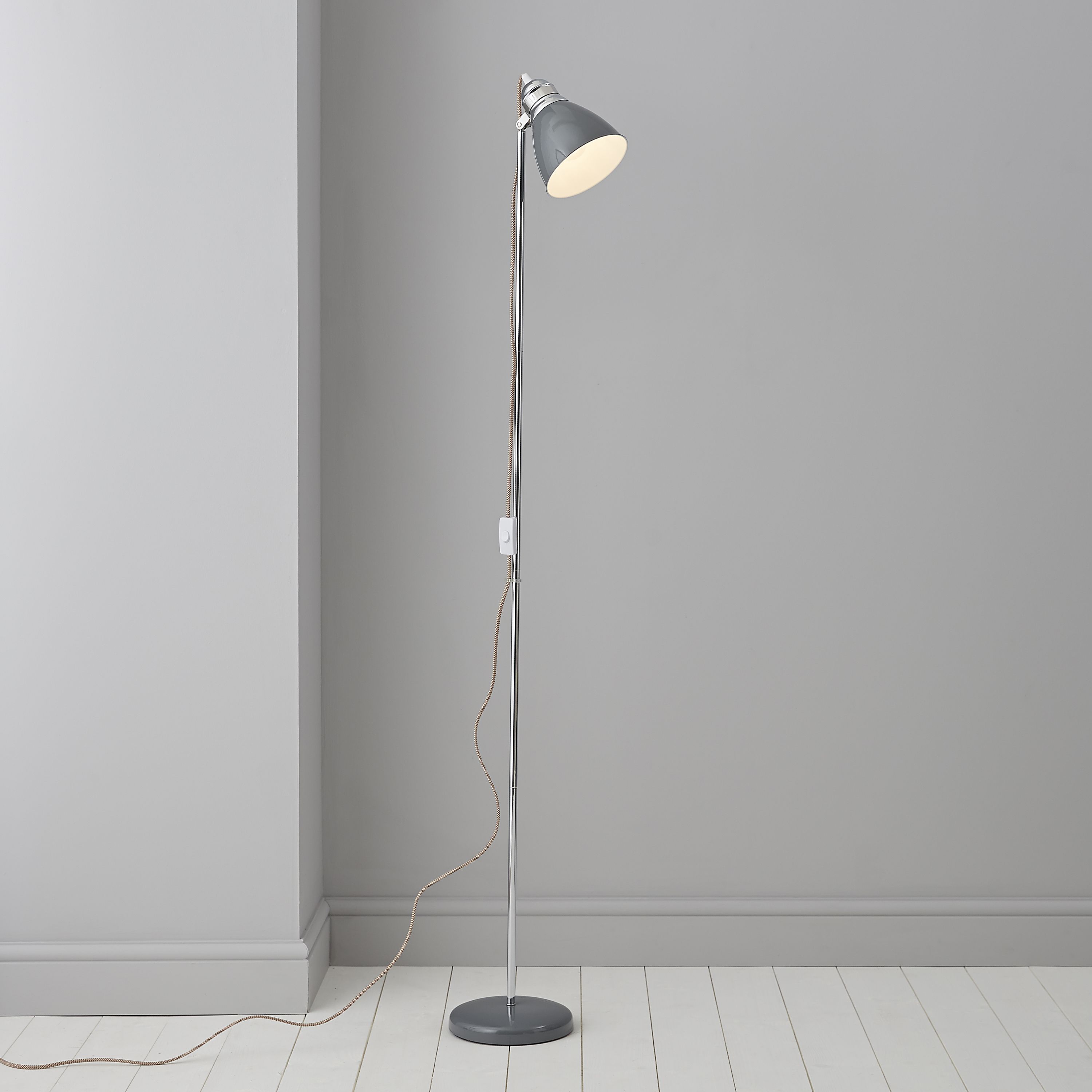Colours Estiva Grey Floor lamp