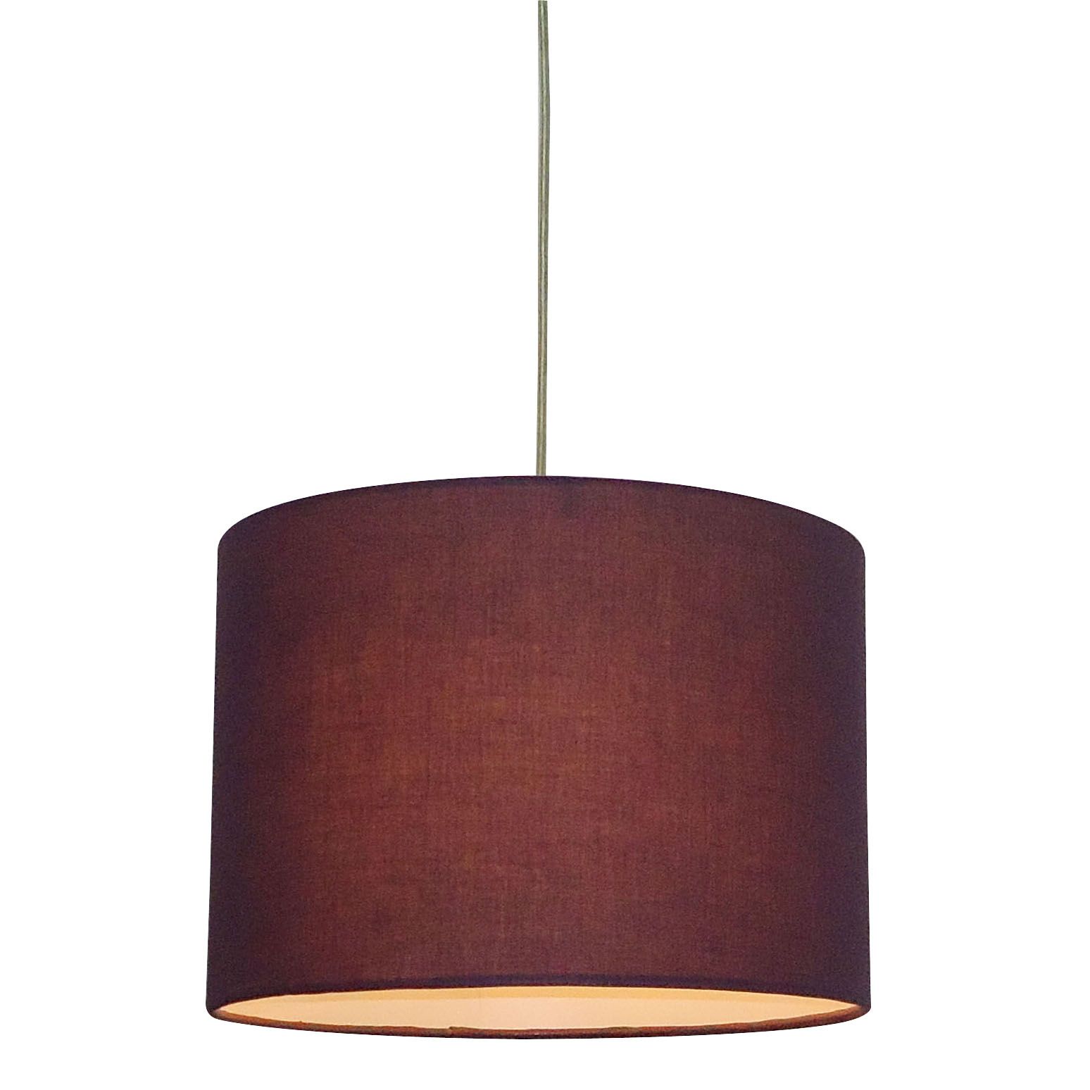 Colours Fairbank Blueberry Light shade (D)28cm | DIY at B&Q