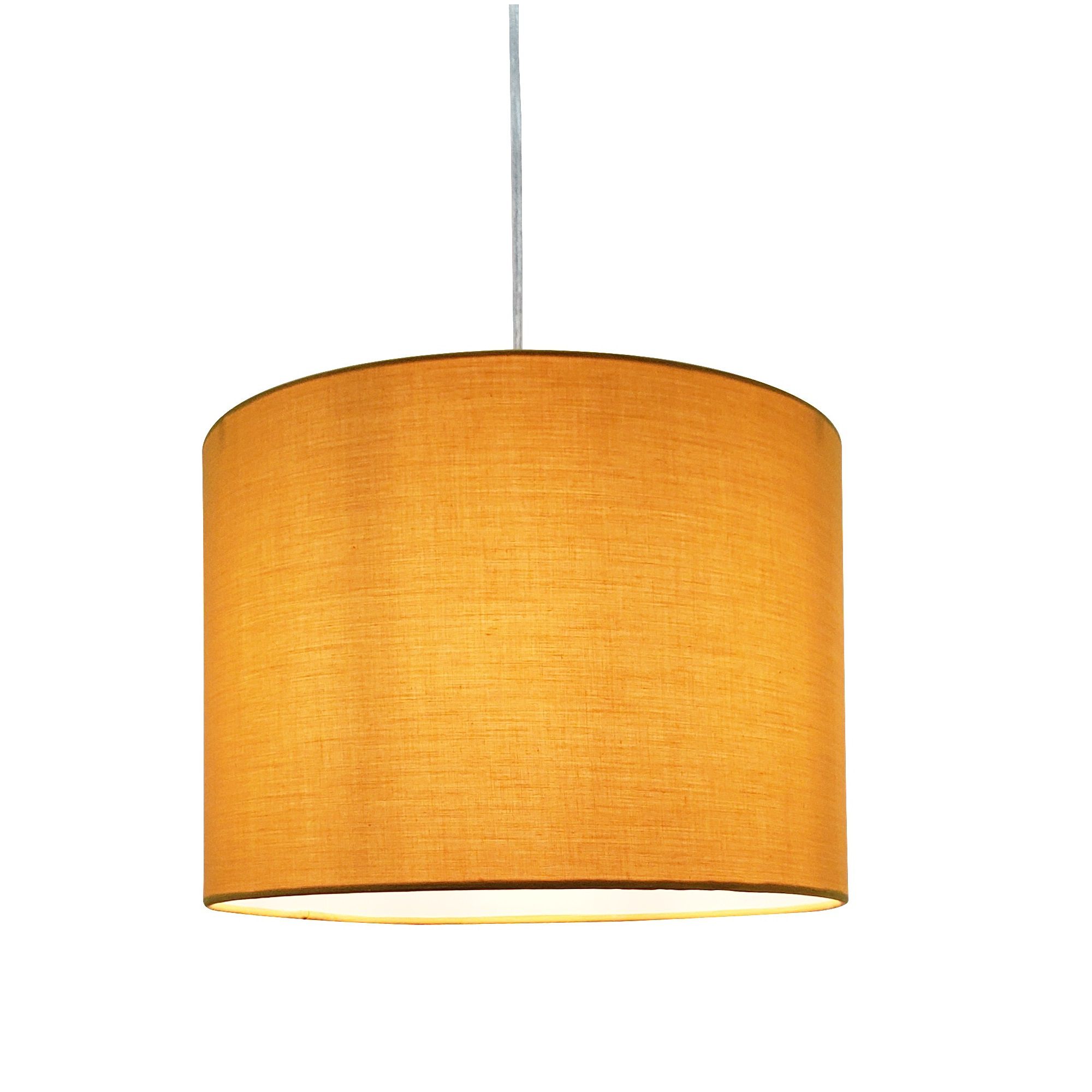 Colours Fairbank Mustard yellow Classic Light shade (D)28cm