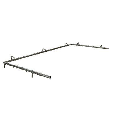 Colours Grey Stainless steel effect Extendable Curtain pole | DIY at B&Q