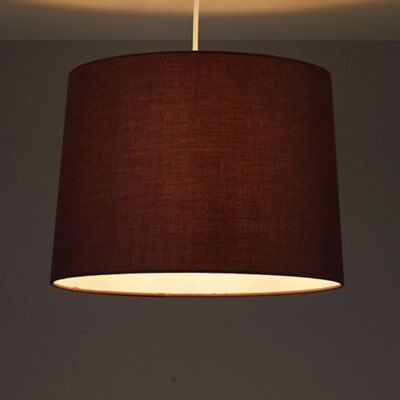 Colours Haine Blueberry Light shade (D)35cm | DIY at B&Q