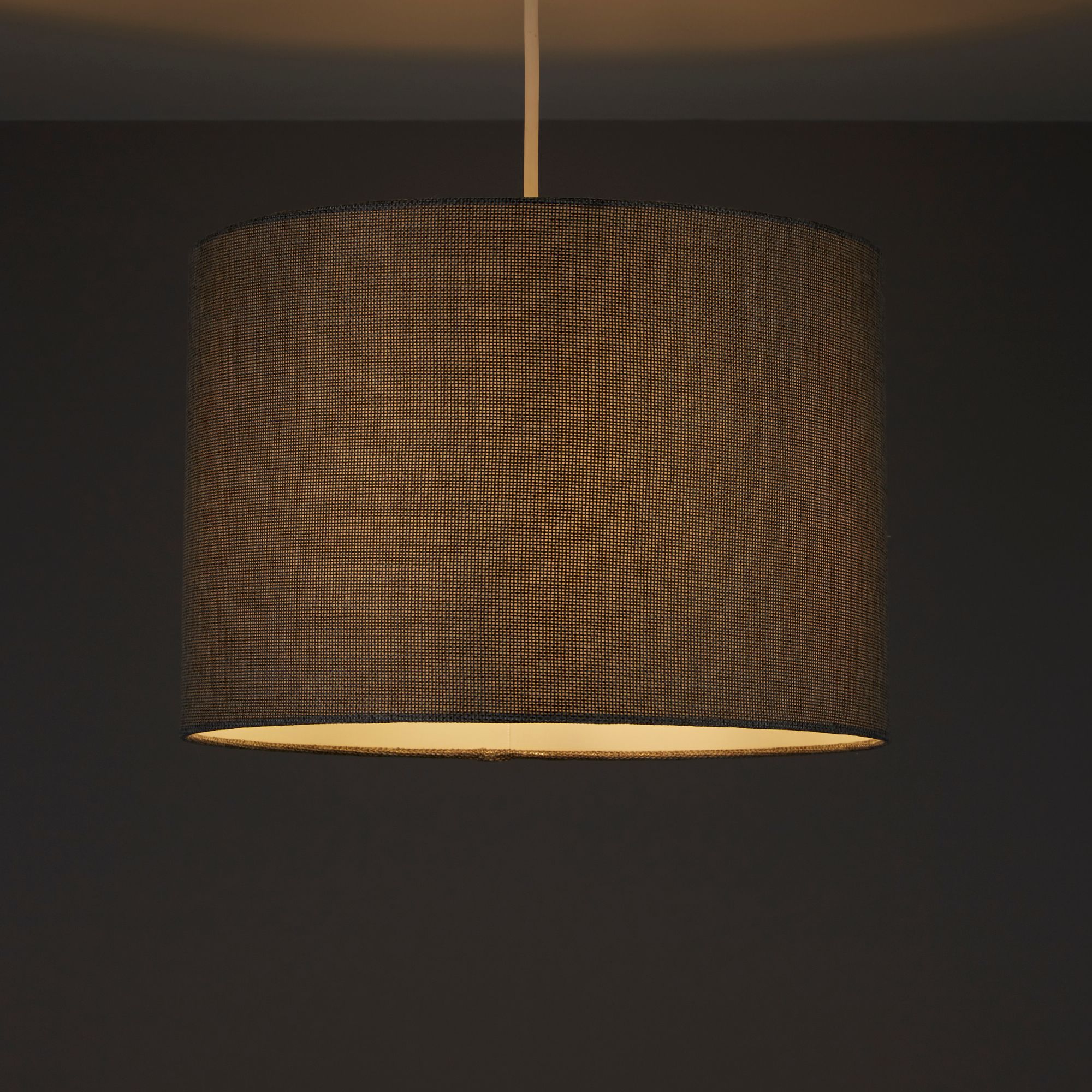 Colours Harstad Steel grey Circular Light shade