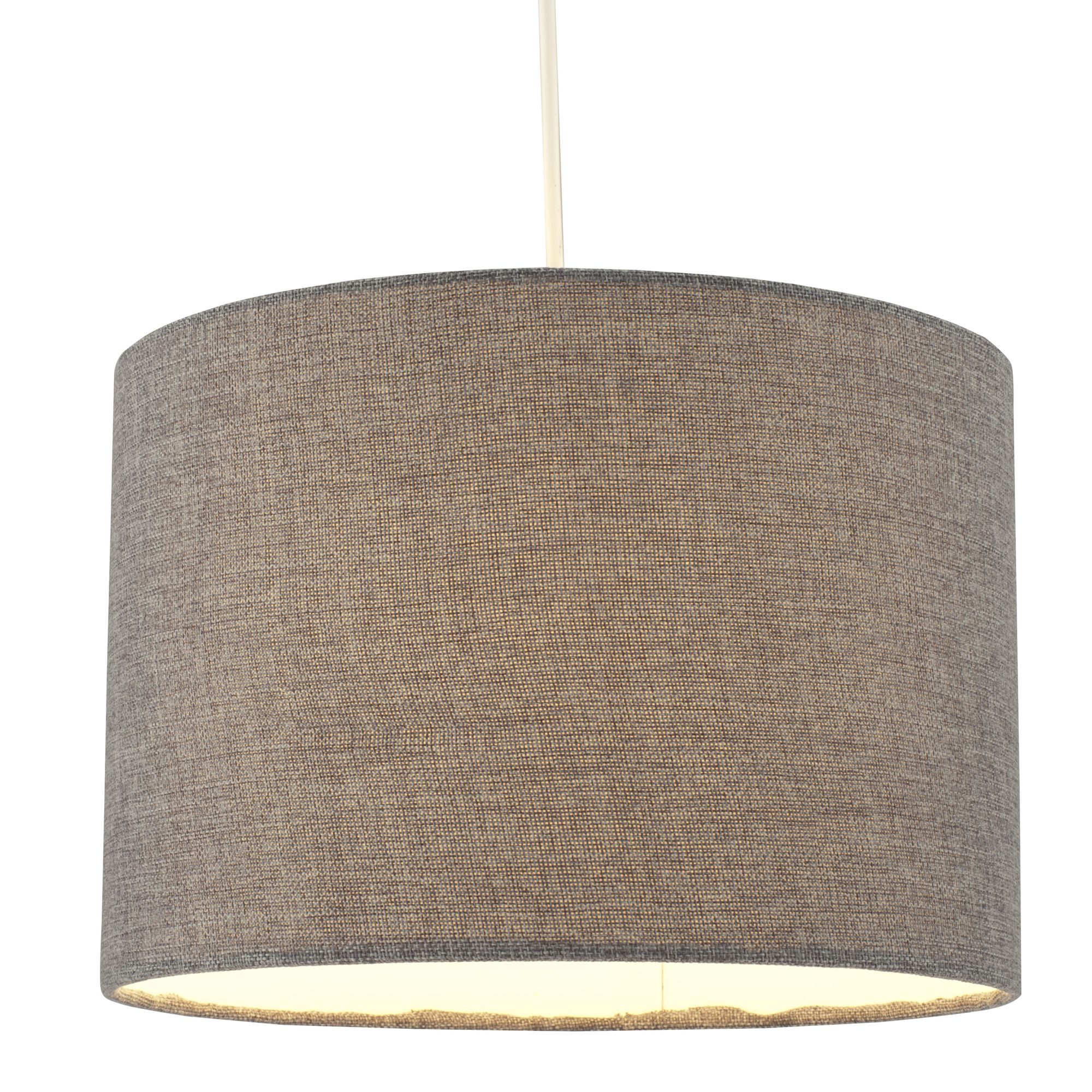 Colours Harstad Steel grey Circular Light shade