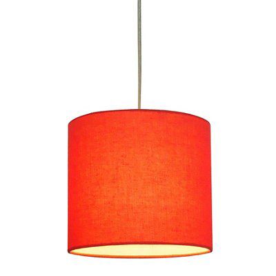 Colours Haymarket Orange Light shade (D)20cm