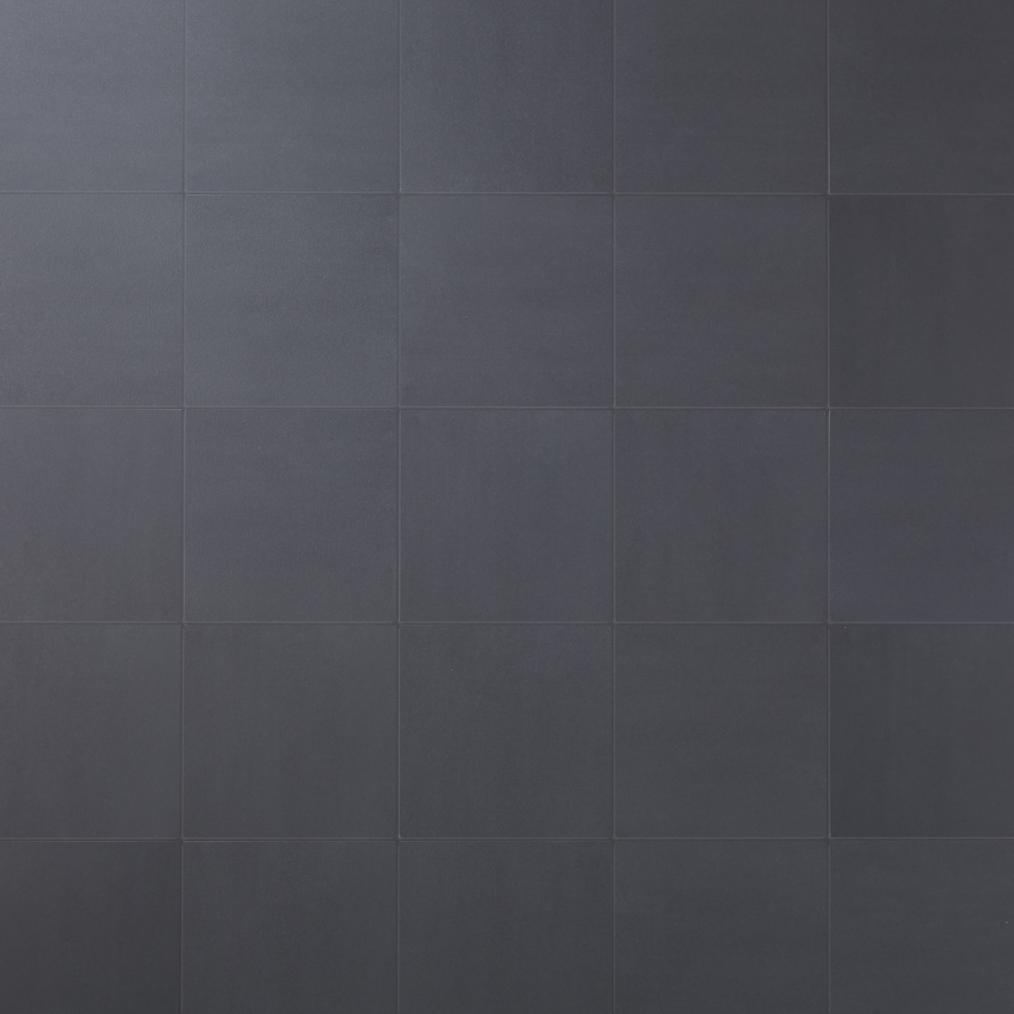 Colours Hydrolic Anthracite Matt Concrete effect Porcelain Indoor Wall ...