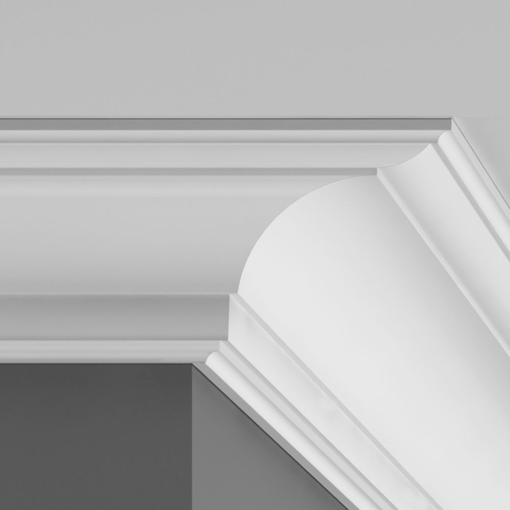 Colours Intonaco Heritage C-shaped Duropolymer External Coving corner ...