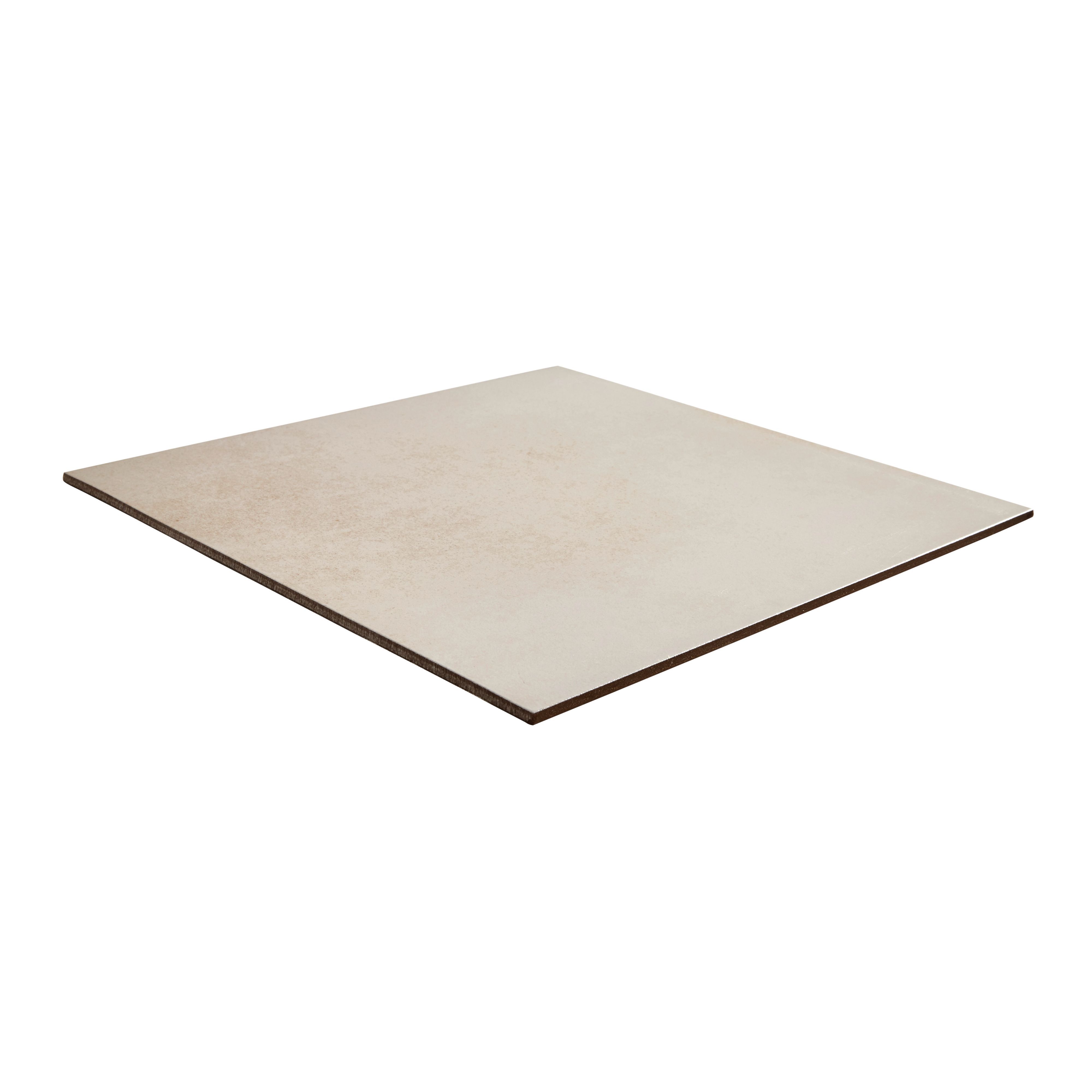Colours Konkrete Ivory Matt Modern Concrete effect Porcelain Indoor ...
