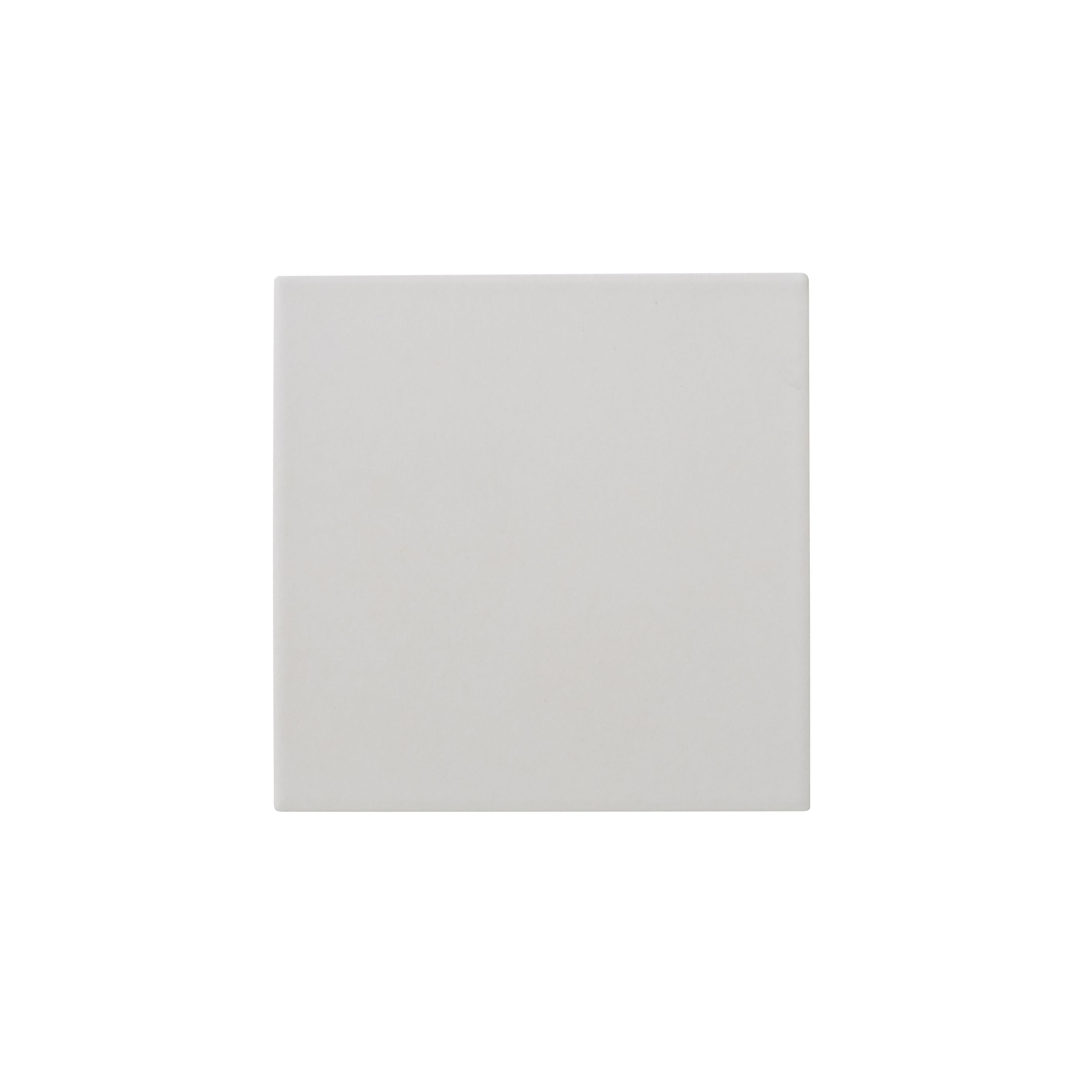 Colours Konkrete White Matt Porcelain Indoor Wall & floor Tile Sample
