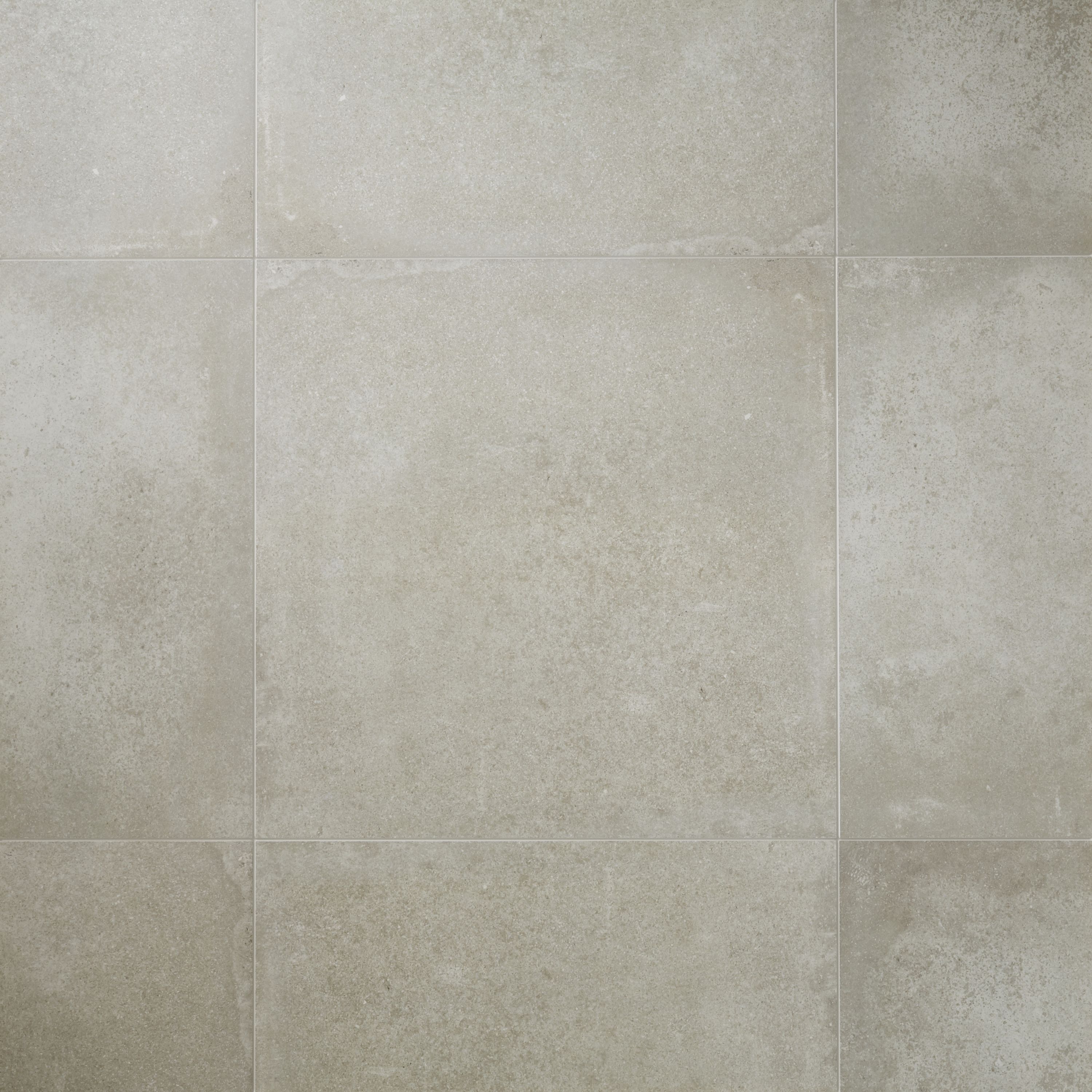 Colours Kontainer Greige Matt Concrete effect Porcelain Wall & floor ...